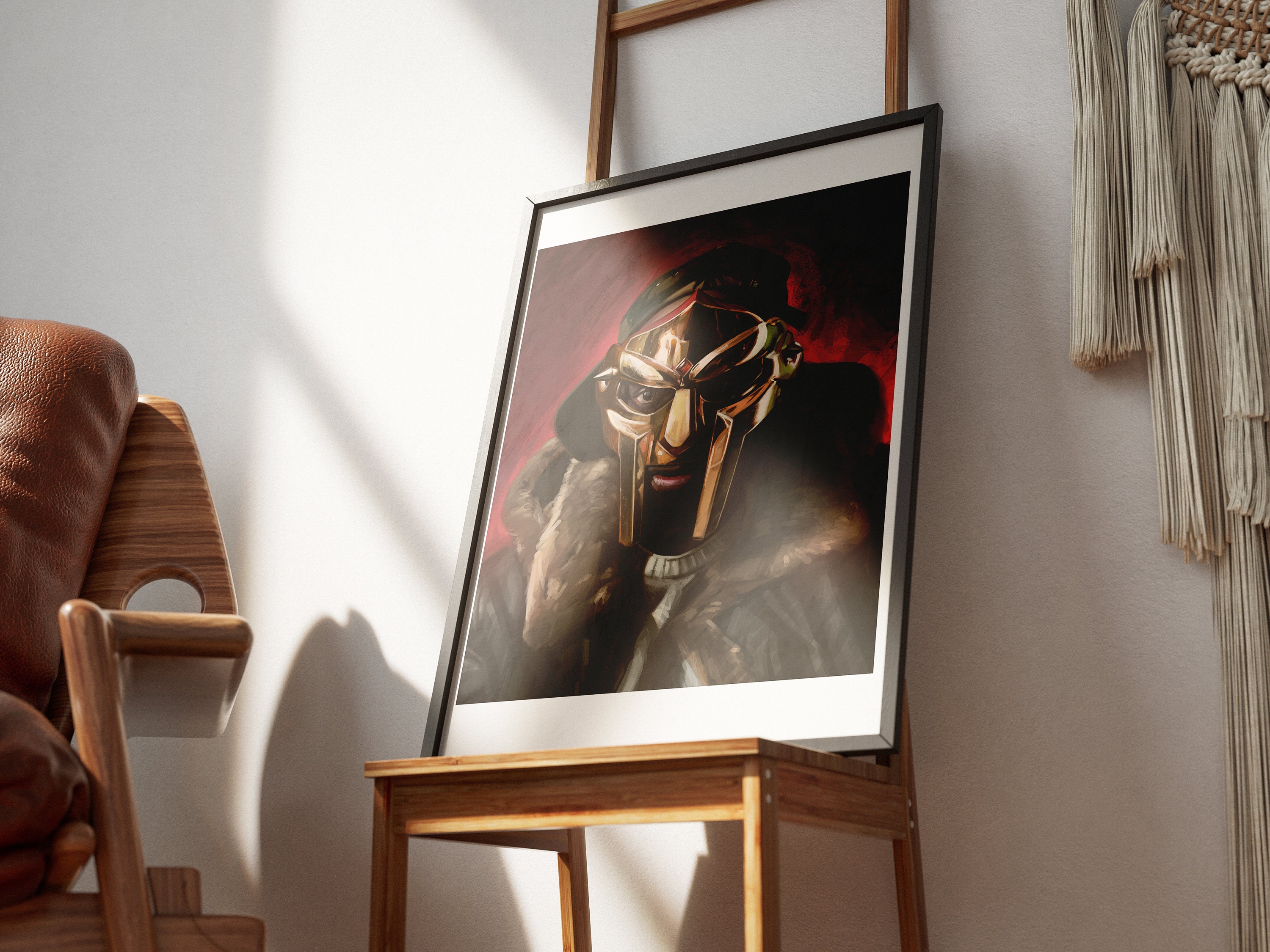 MF Doom Art Print, MF Doom Wall Art, Hip Hop Legend, Digital Print ...