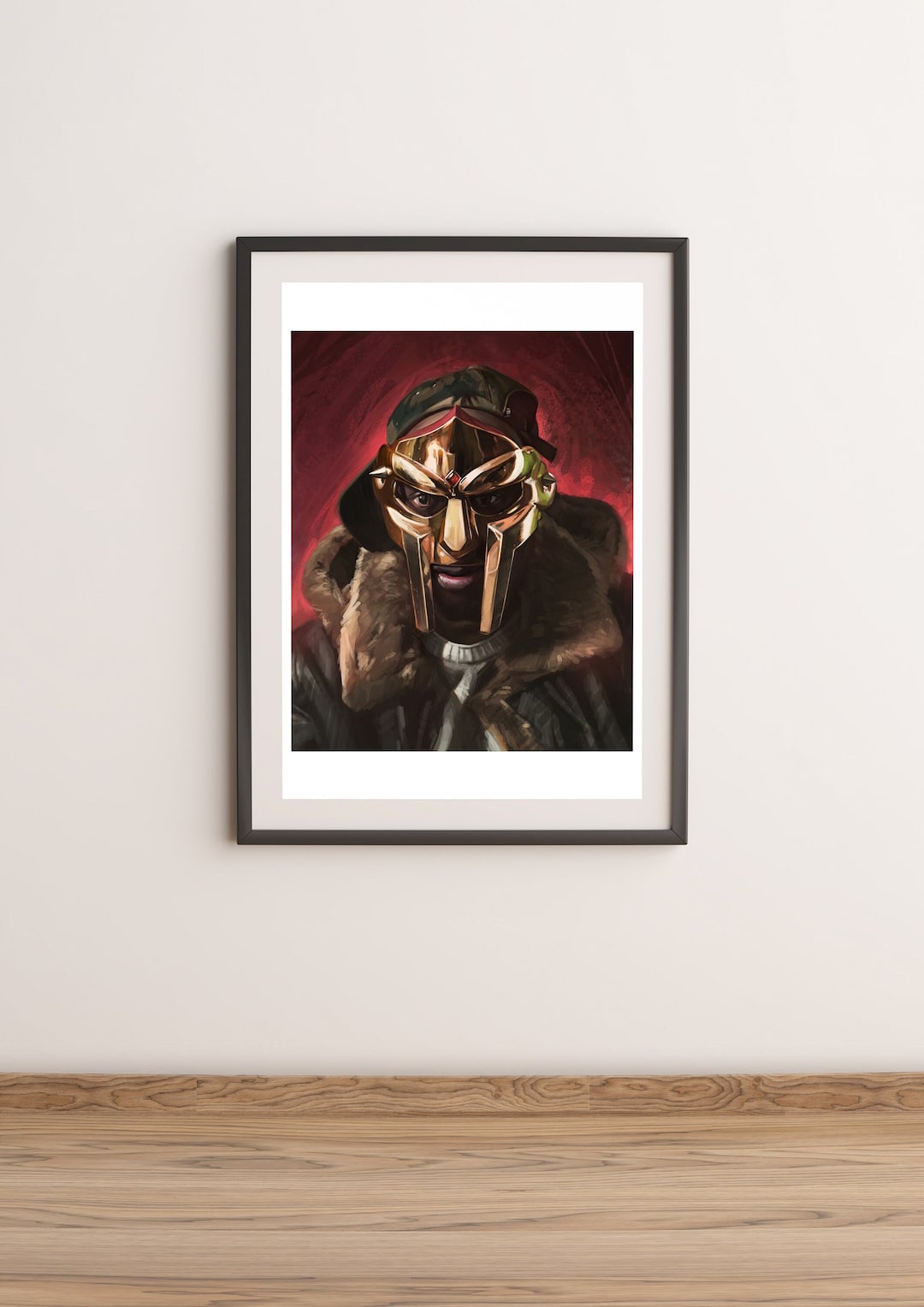 MF Doom Art Print, MF Doom Wall Art, Hip Hop Legend, Digital Print ...