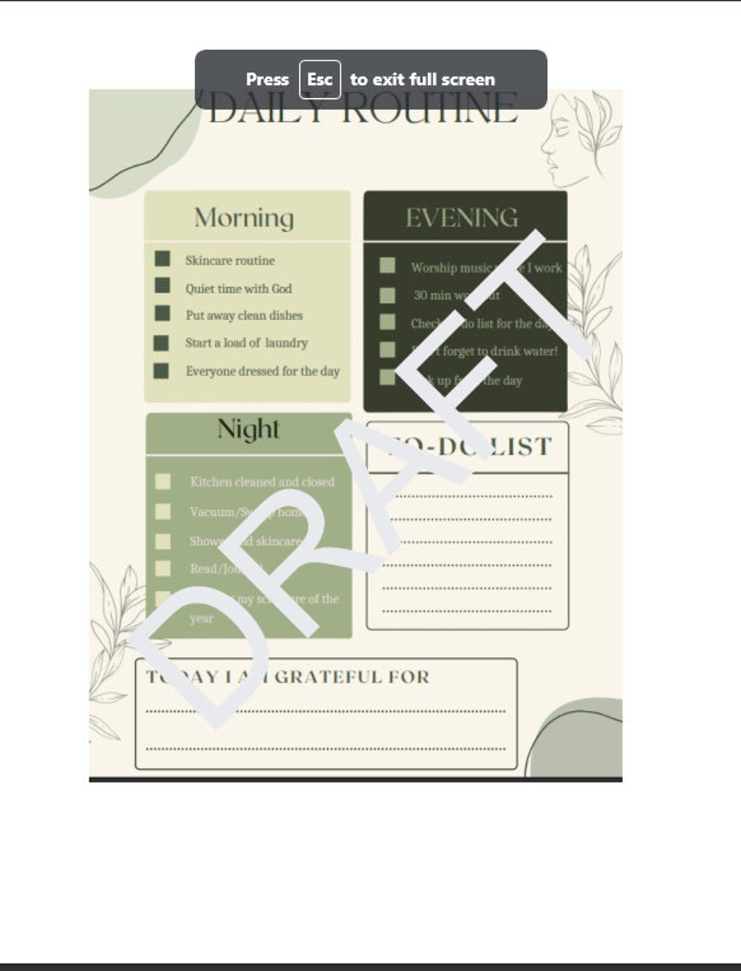 Printable Daily Routine Check List | Daily To-do List | SAHM Checklist ...