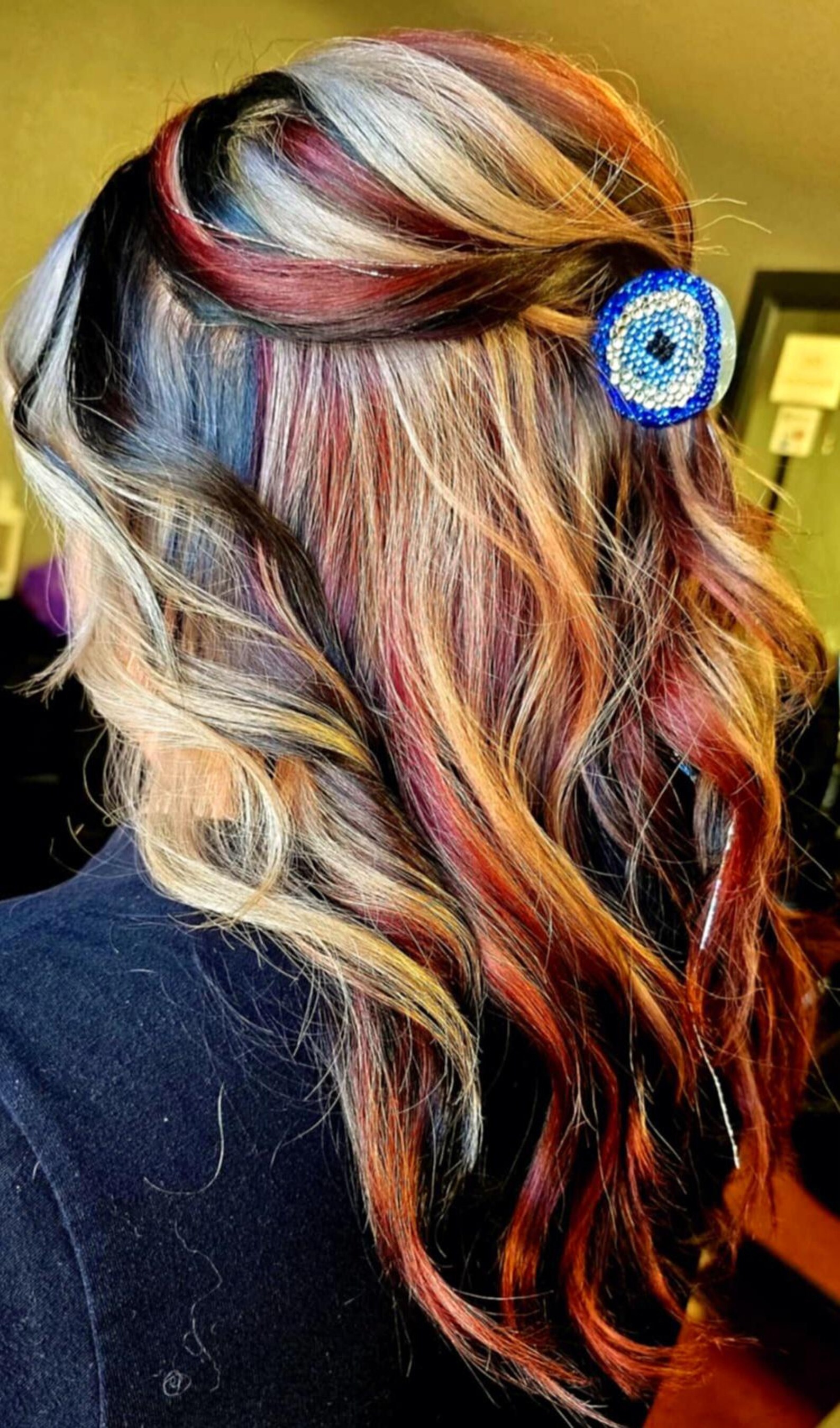 Evil Eye Hair Clip - Etsy