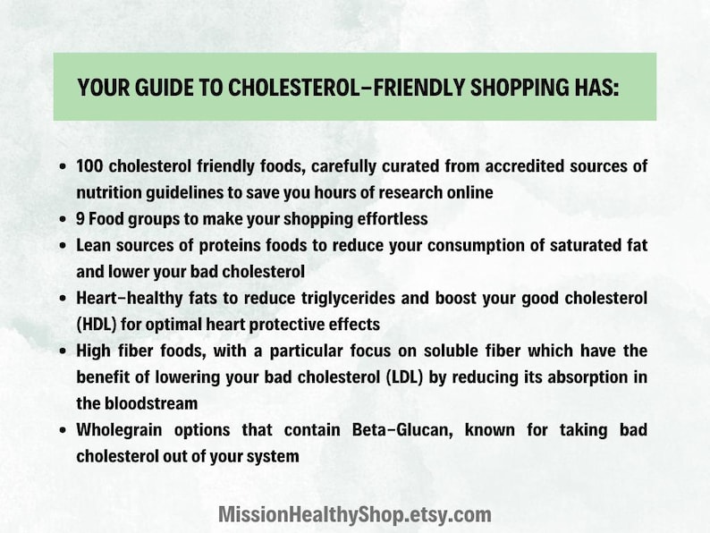 Cholesterol Lowering Grocery List | Heart-healthy Food List | Low ...