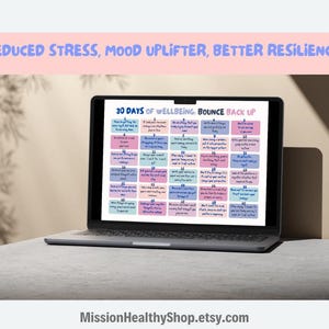 30 Days to Joy: Printable Happiness Calendar for Daily Positivity ...