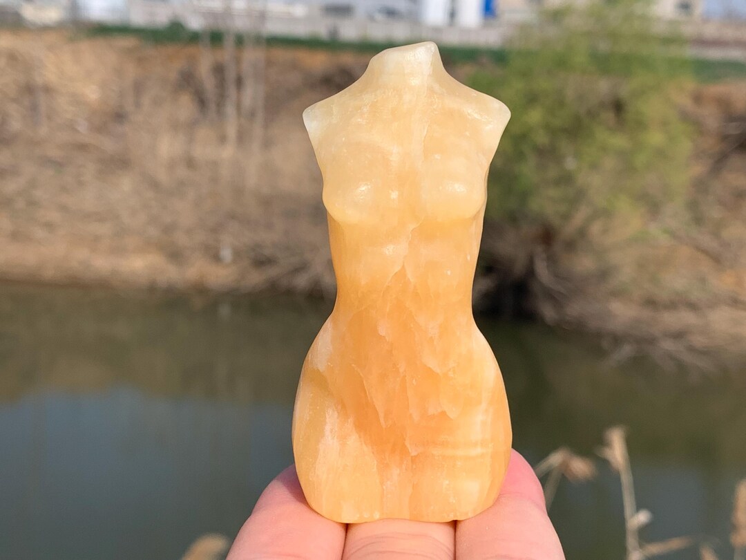 Hand Carved Quartz Crystal Torso: Natural Geode Stone, Home Decor - Etsy