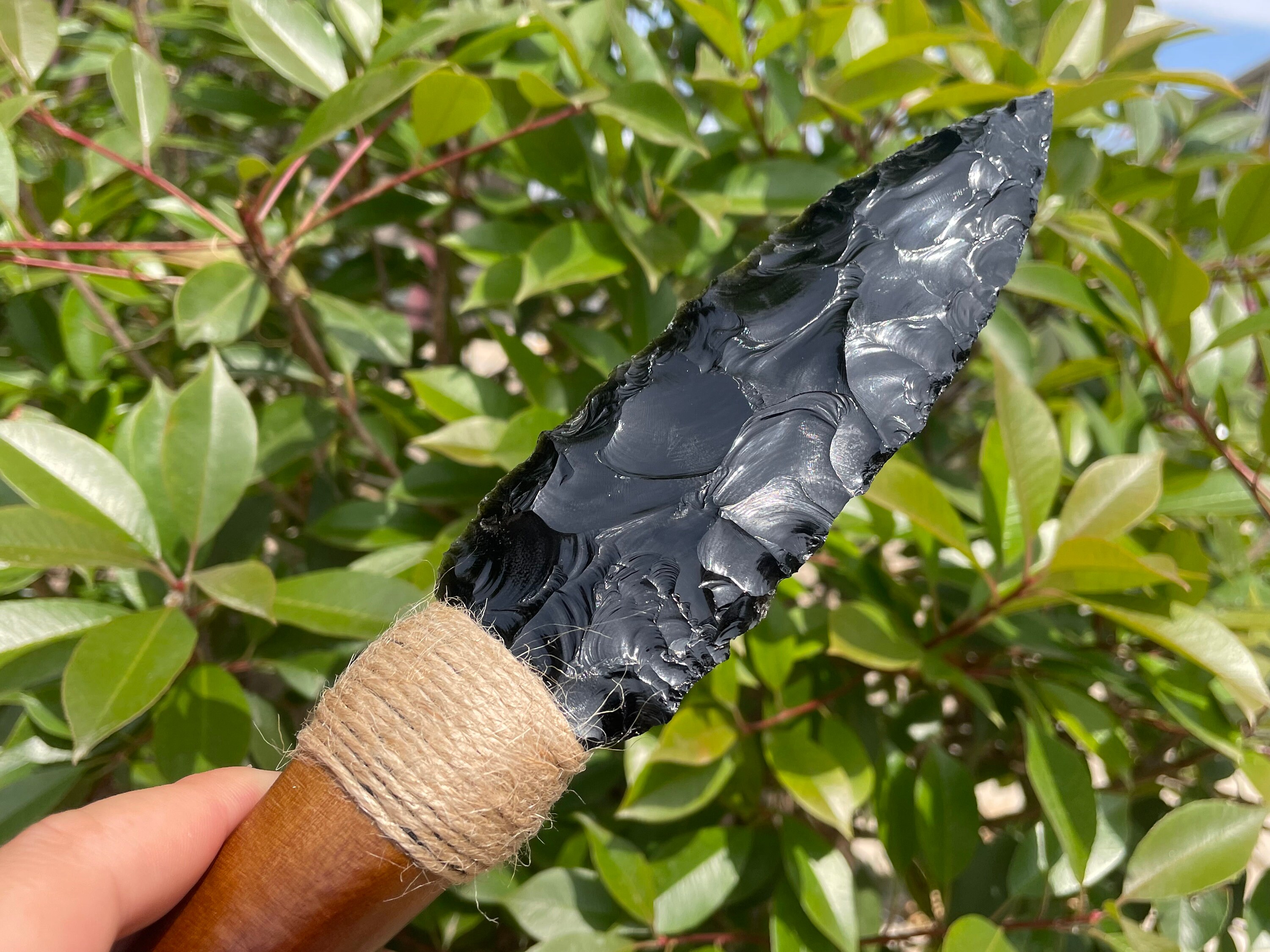 9.9'' Natural Obsidian Quartz,quartz Crystal,hand Carved,crystal Knife ...