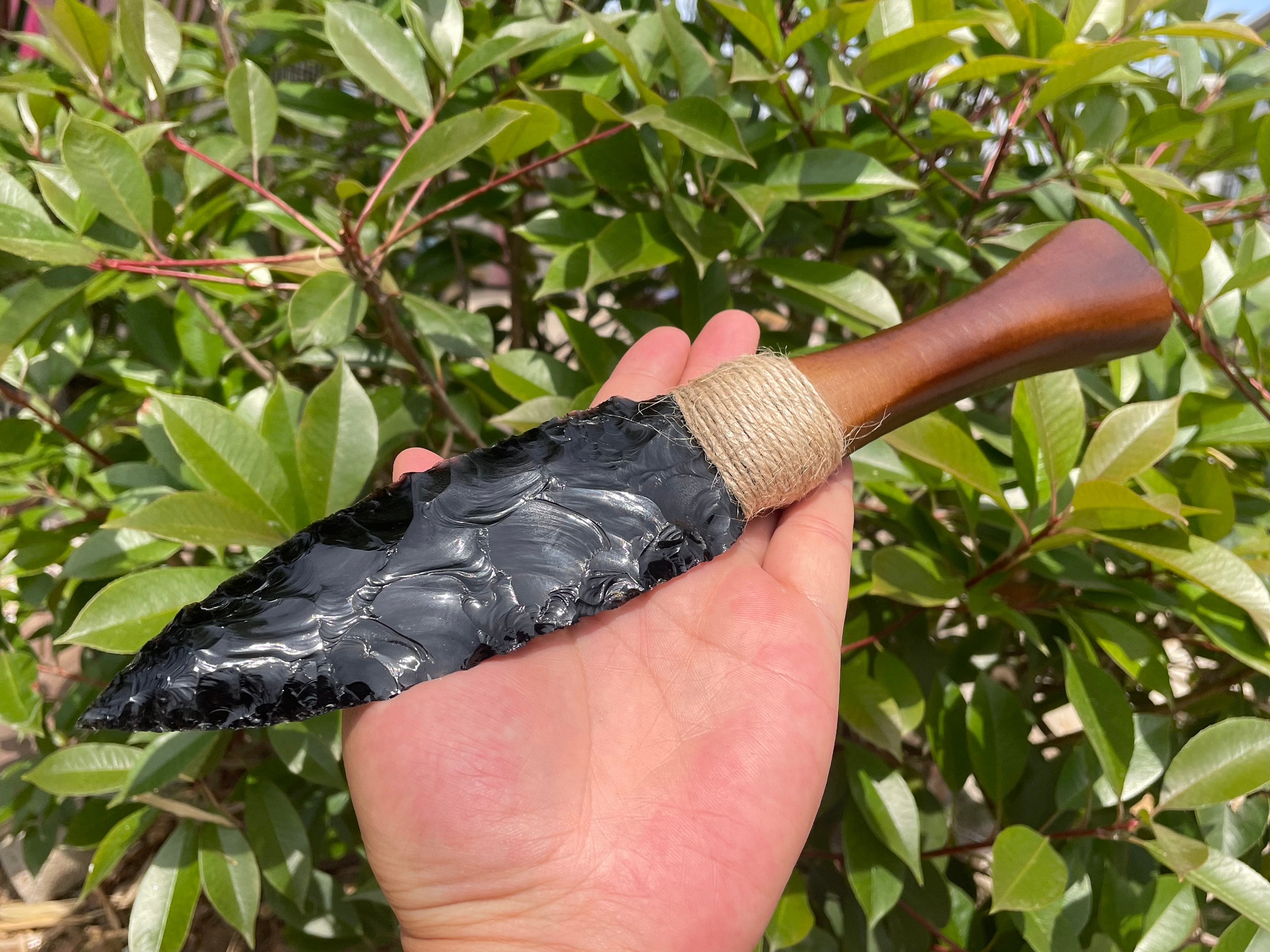 9.9''+ Natural Obsidian Quartz,quartz Crystal,hand Carved,crystal Knife ...