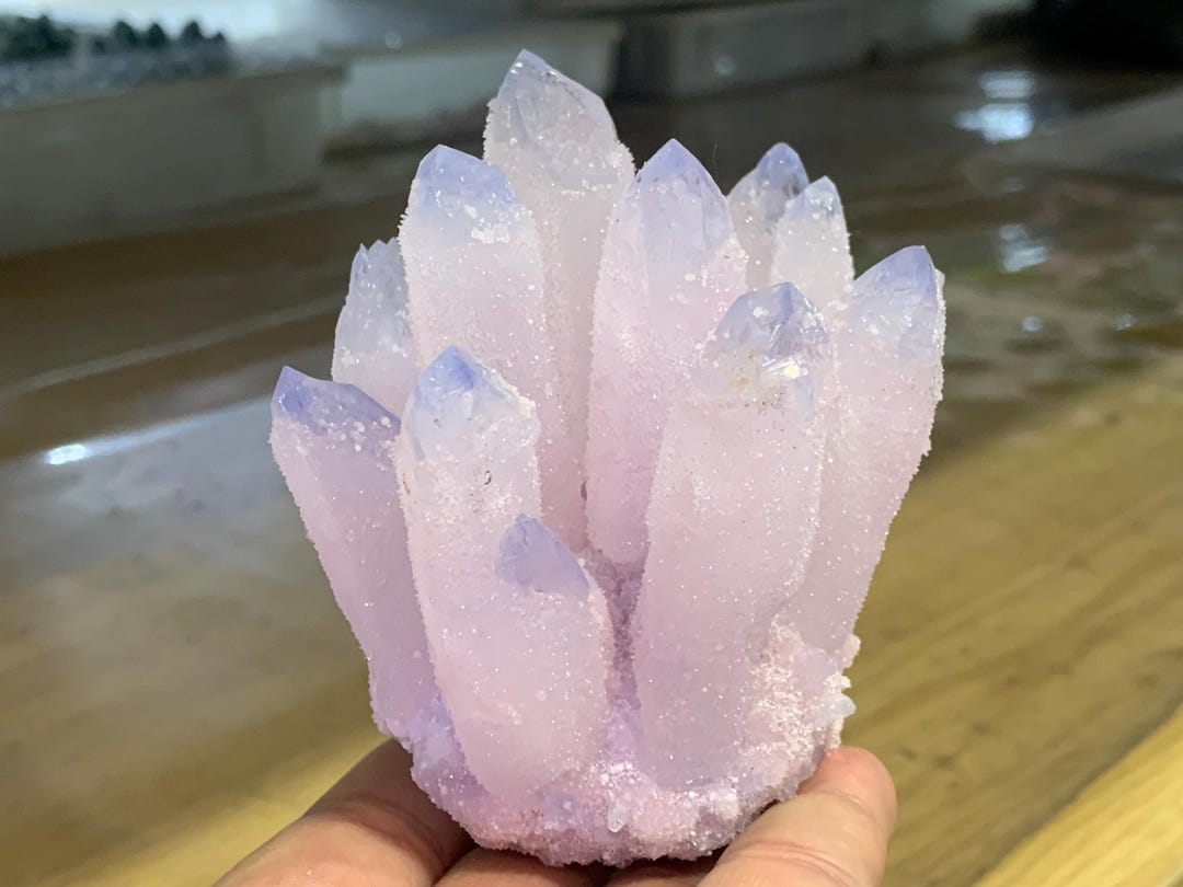 Pink Phantom Cluster Specimen,quartz Crystal,crystal Mineral Vug ...