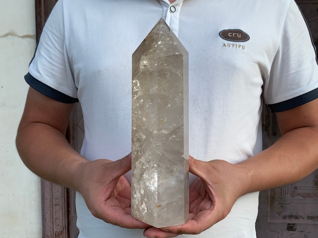 Natural Smoky Quartz Crystal Obelisk: Reiki Healing Tower, 10'' - Etsy