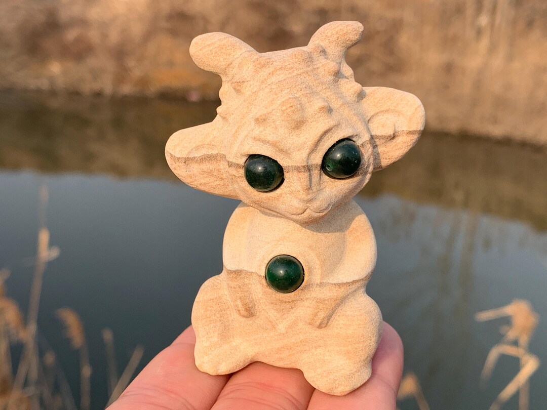 3'' Natural Wood Grain Stone Quartz,quartz Crystal,hand Carved,crystal ...