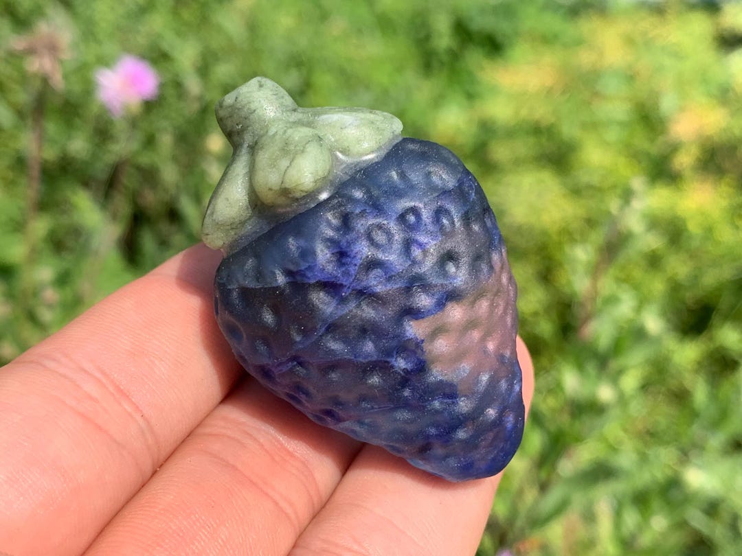 Blue Smelting Stone Quartz,quartz Crystal,hand Carved,crystal ...