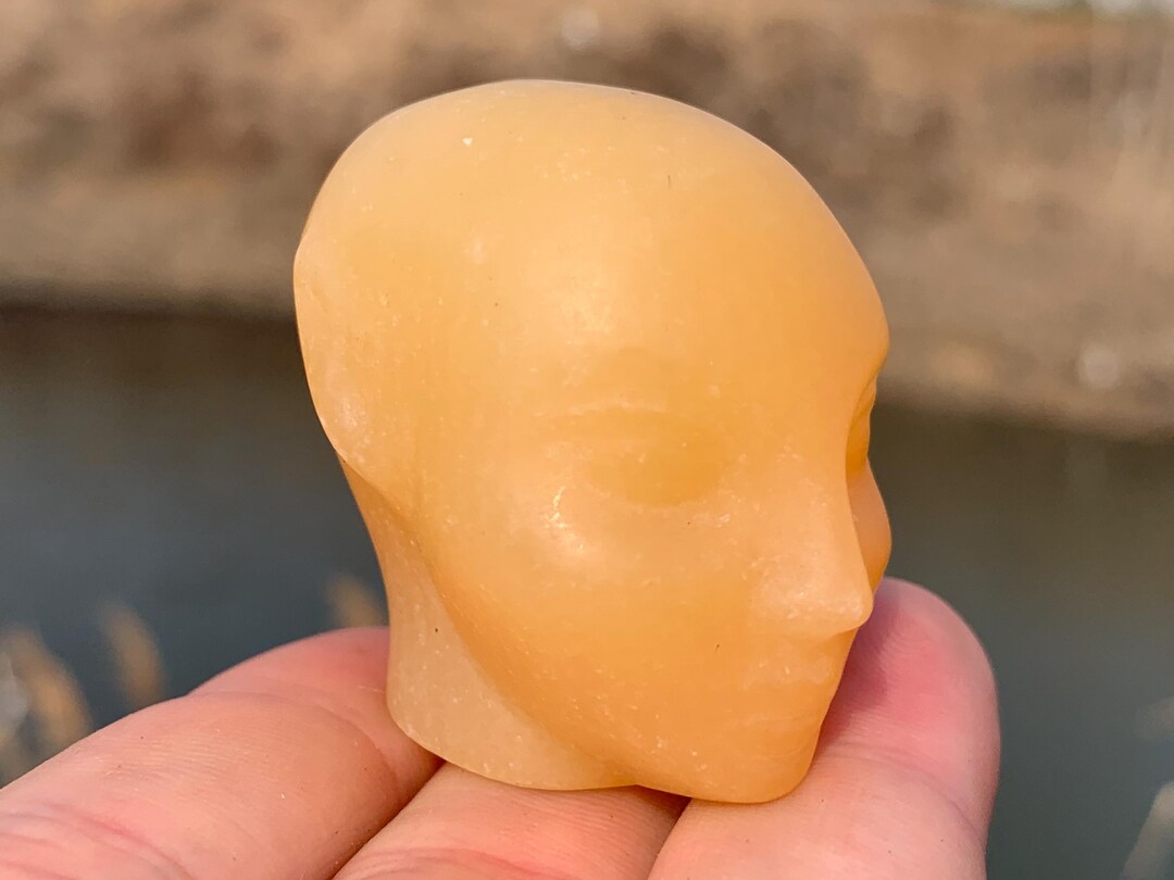 Hand Carved Crystal Alien Skull: Natural Geode Quartz (1.6'') - Etsy