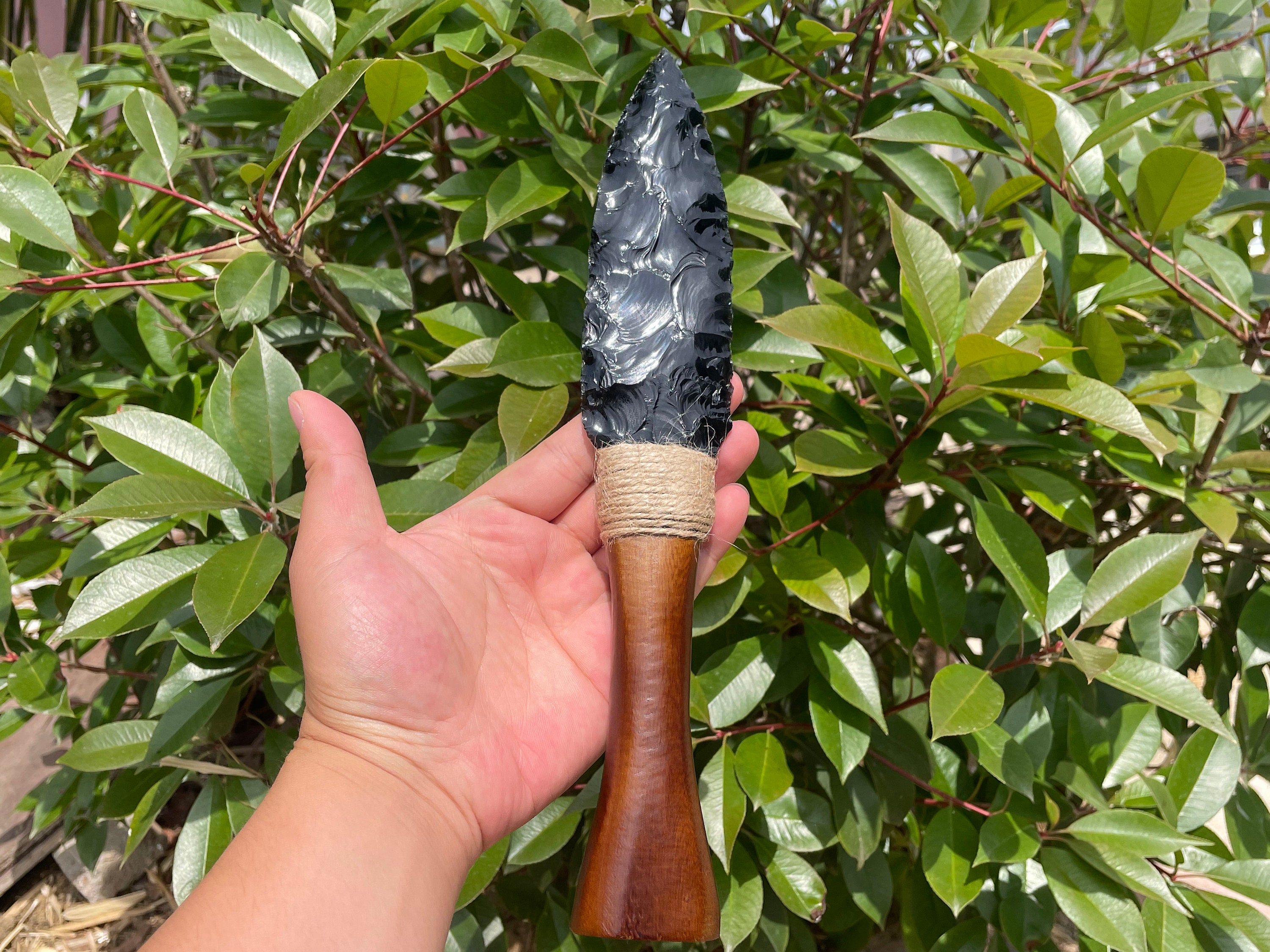 9.9'' Natural Obsidian Quartz,quartz Crystal,hand Carved,crystal Knife ...