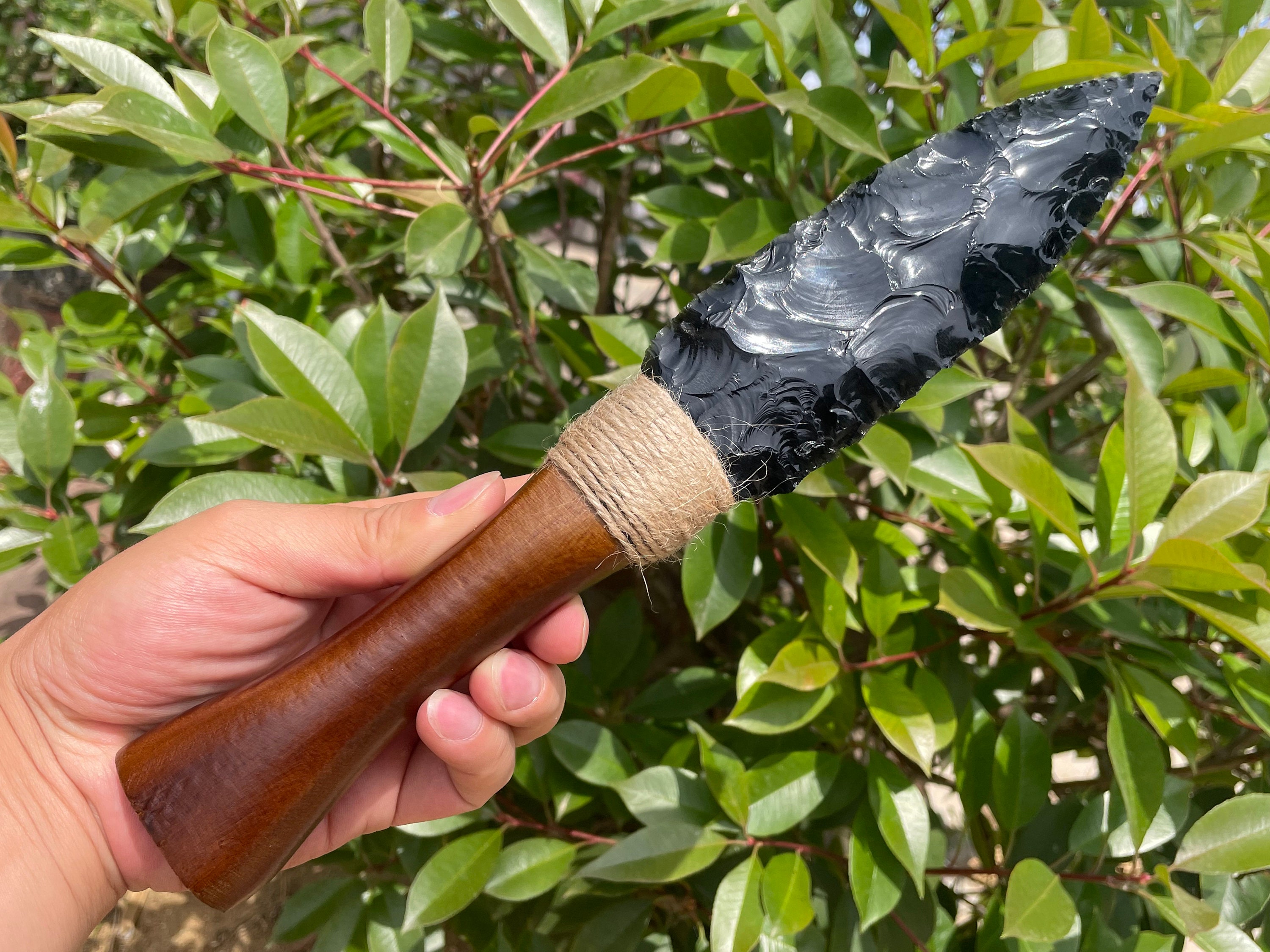 9.9'' Natural Obsidian Quartz,quartz Crystal,hand Carved,crystal Knife ...