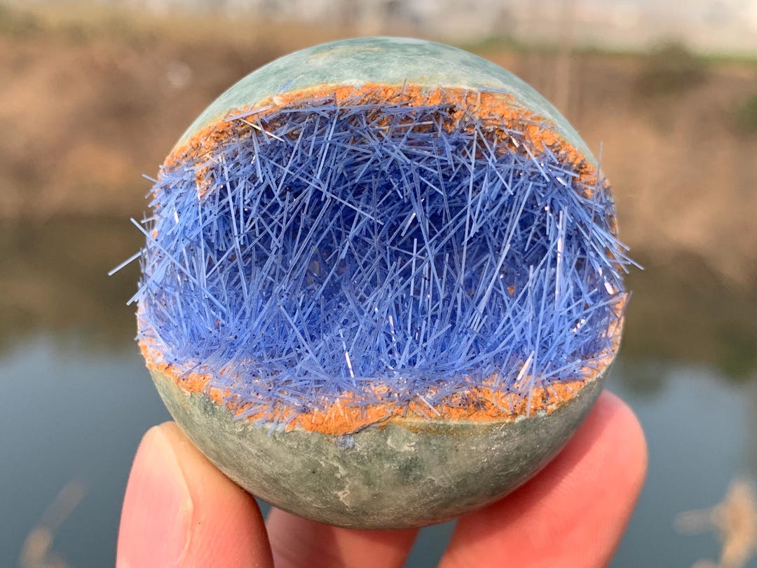 Viridite Specimen,quartz Crystal,goethite,blue Copper Ore,crystal ...