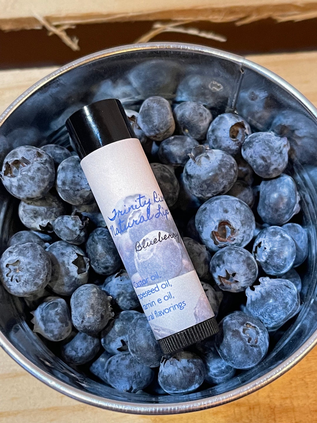 Blueberry Tubed Lip Balm - Etsy