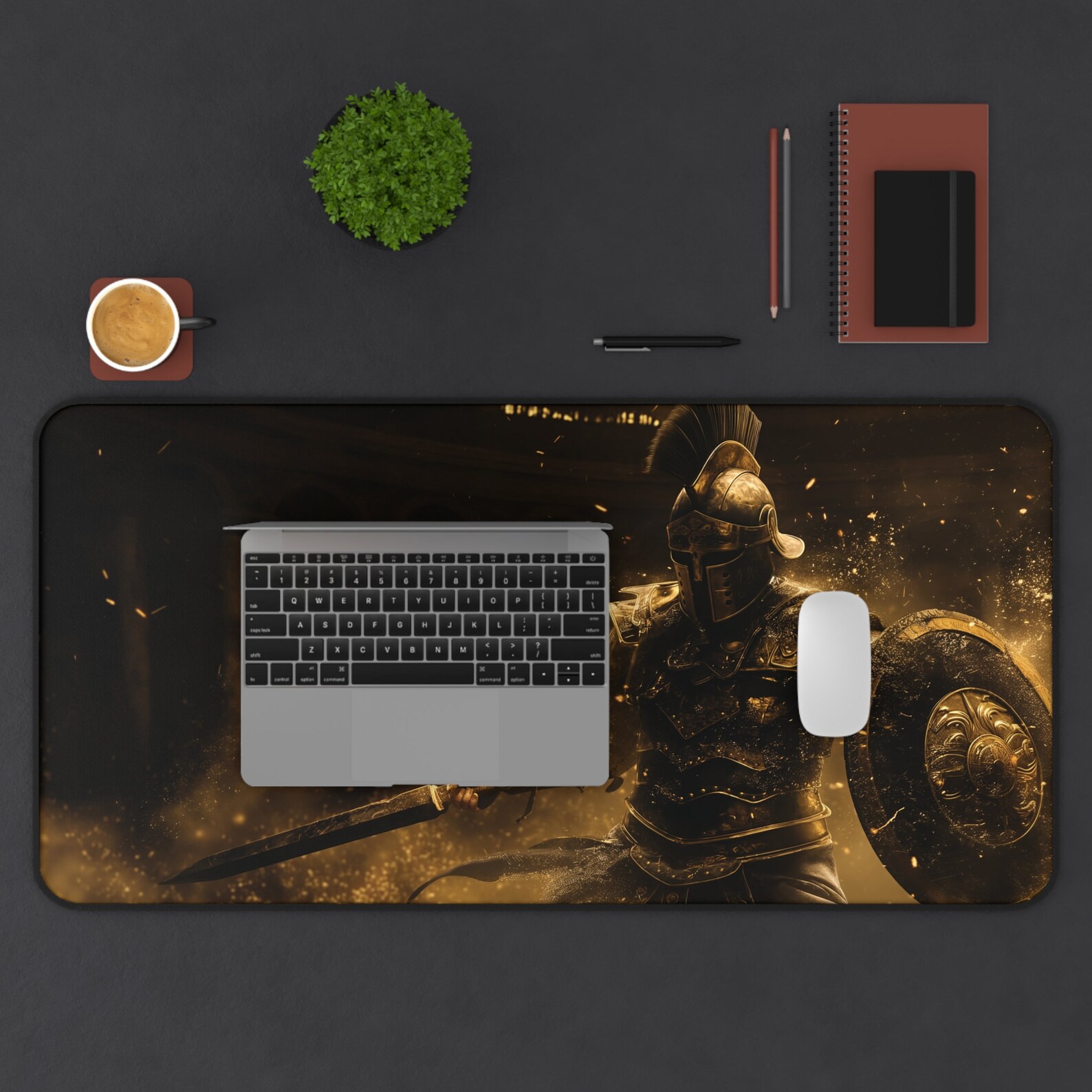 Gladiators Challenge Roman Warrior Sword XXL Gaming Mousepad Anti Slip ...