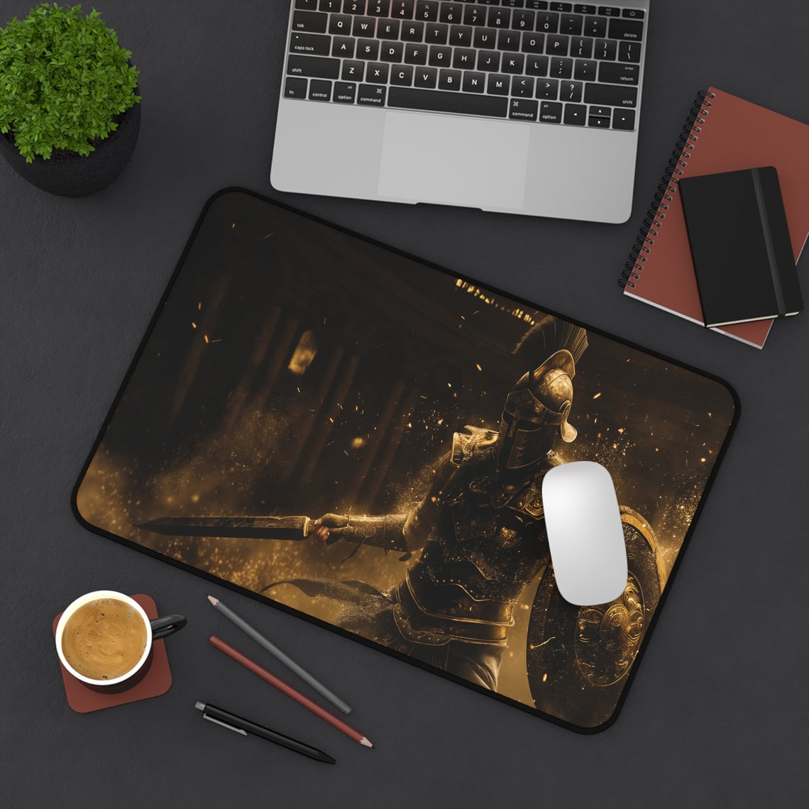 Gladiators Challenge Roman Warrior Sword XXL Gaming Mousepad Anti Slip ...