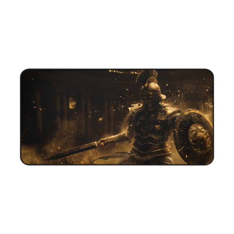 Gladiators Challenge Roman Warrior Sword XXL Gaming Mousepad Anti Slip ...