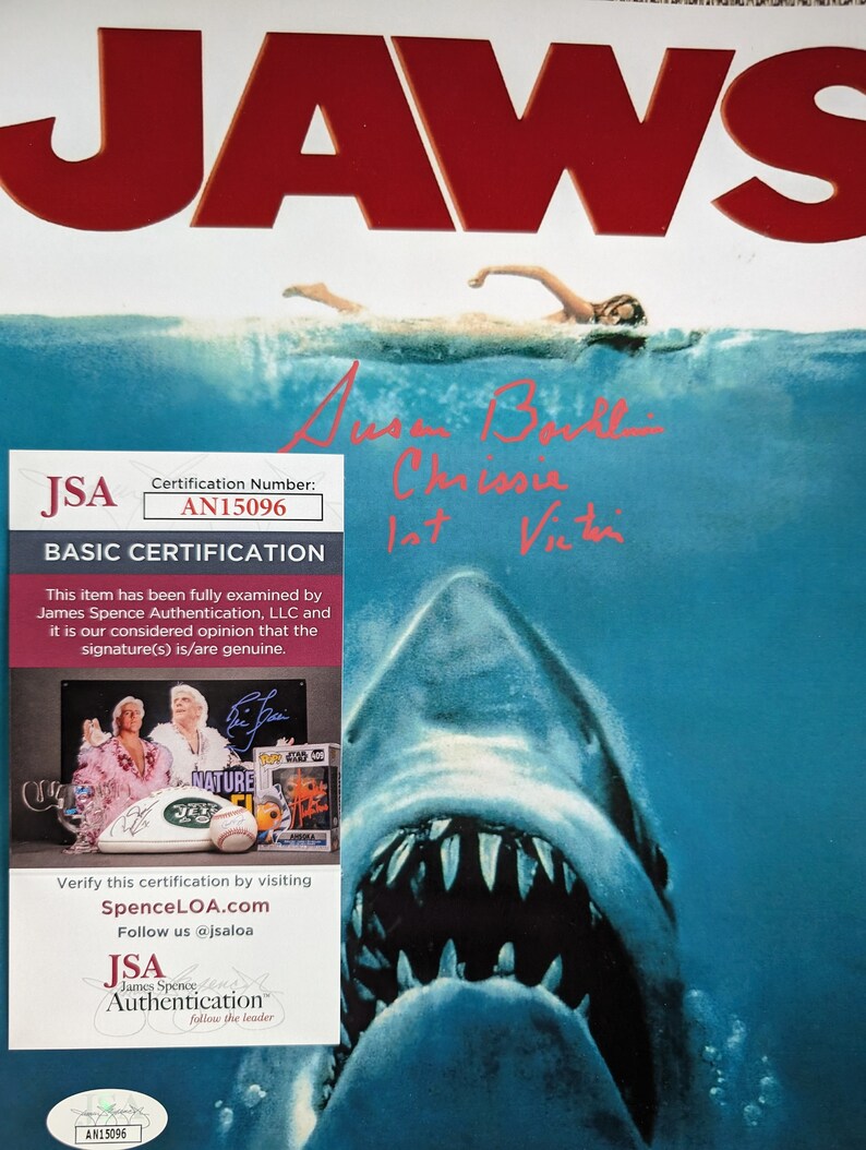 Autographed Susan Backlinie Jaws First Victim Chrissie JAWS 8x10 Inch ...