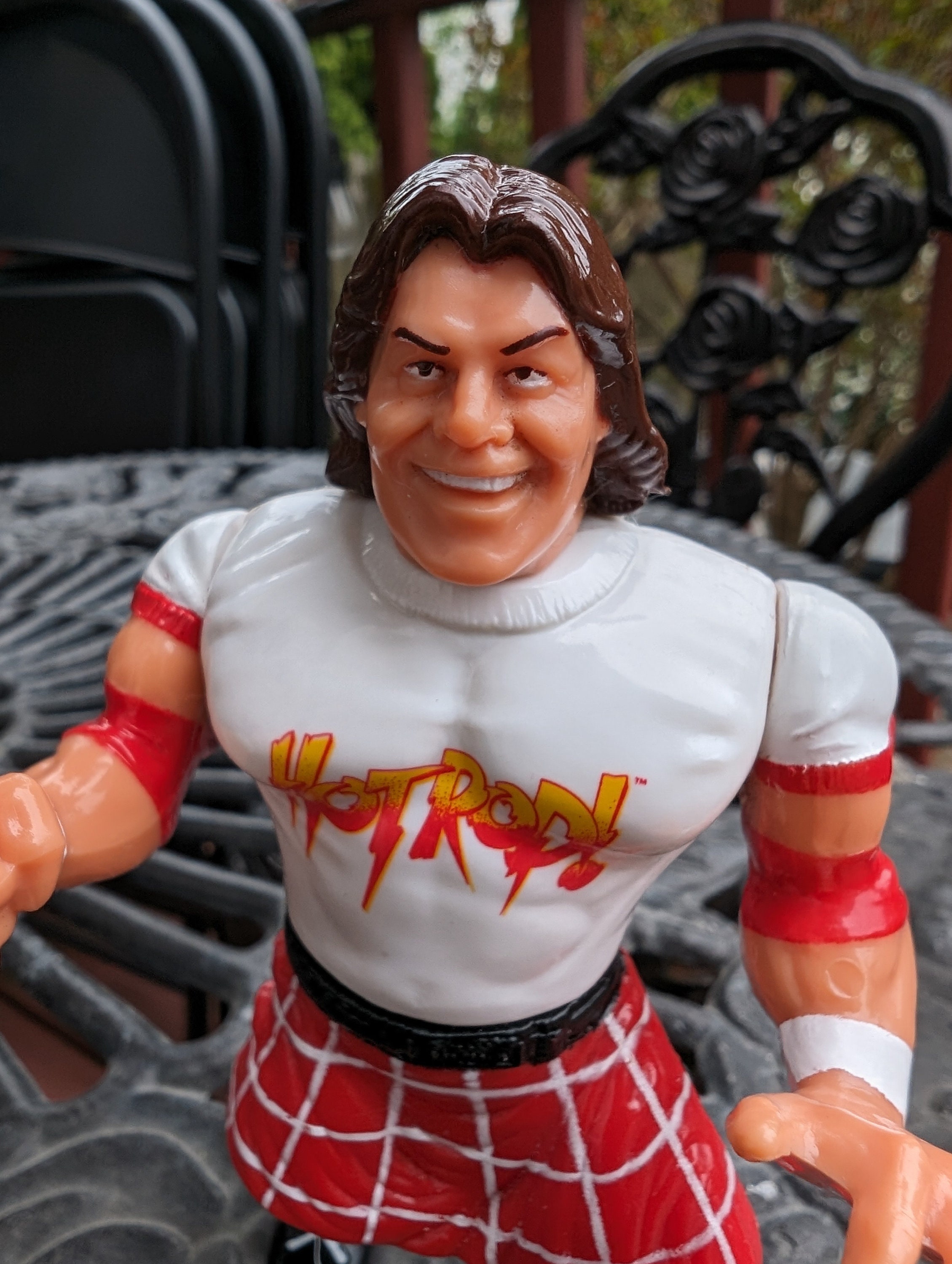 Vintage 1990s WWF WWE Hasbro Hot Rod Rowdy Roddy Piper Wrestling Figure ...