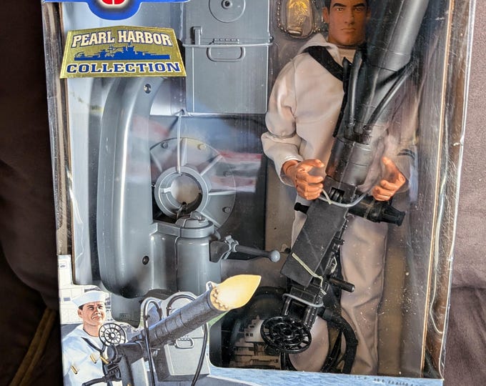 Vintage 1990s GI Joe Pearl Harbor Collection Battleship Row Defender ...