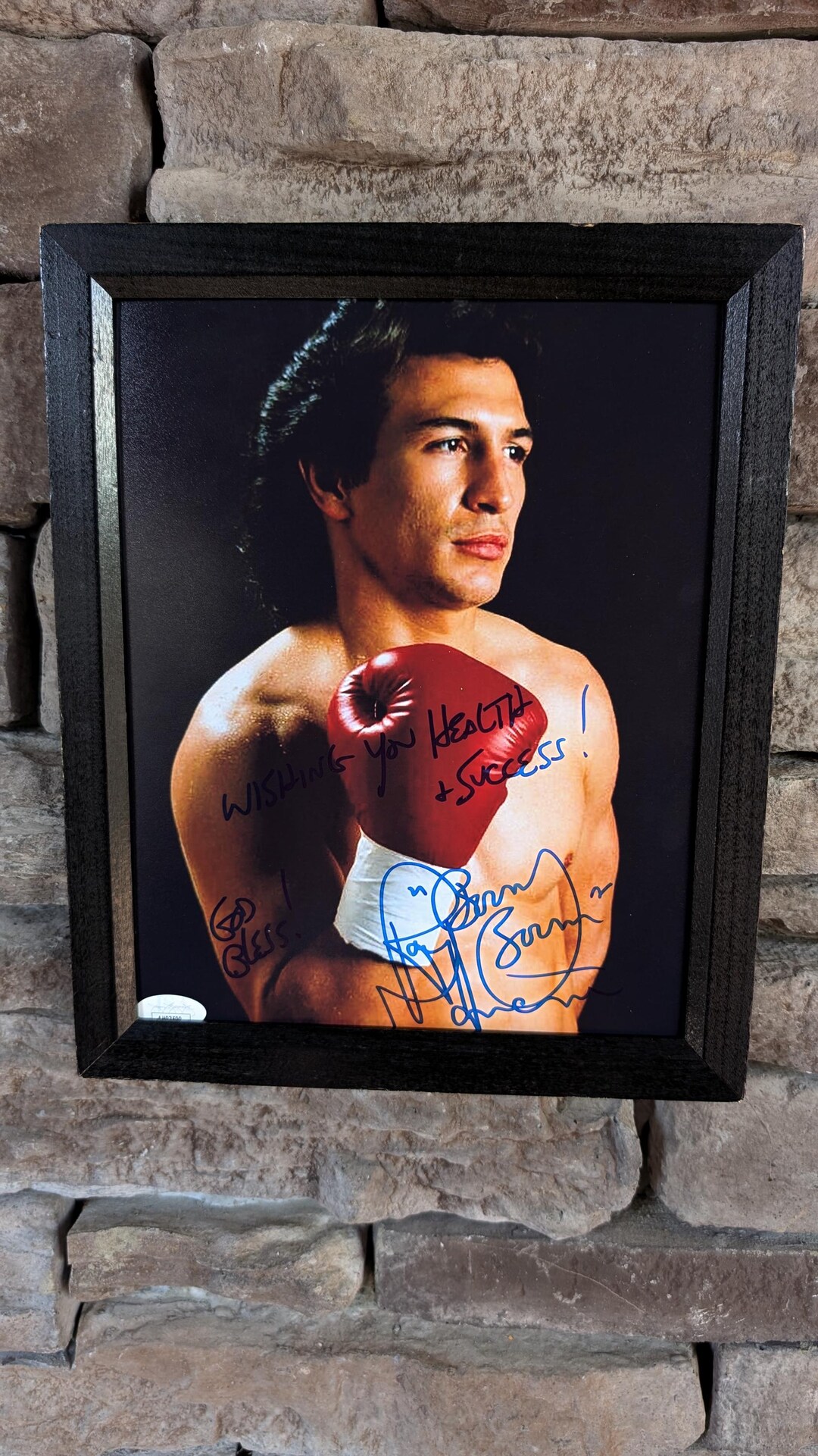 Autographed Ray Boom Boom Mancini 8x10 Inch Framed Photo With ...