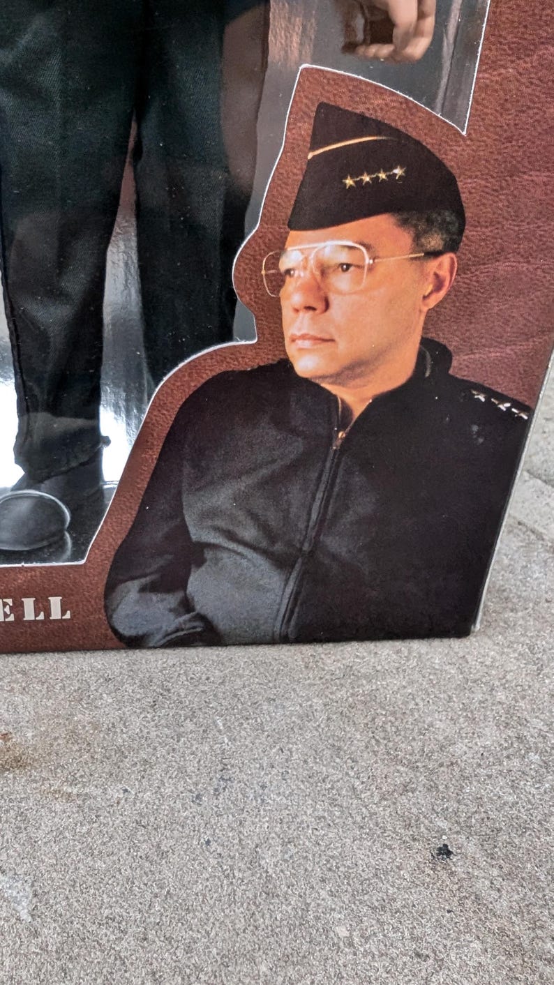 Vintage 1990s GI Joe Classic Collection General Colin Powell Operation ...