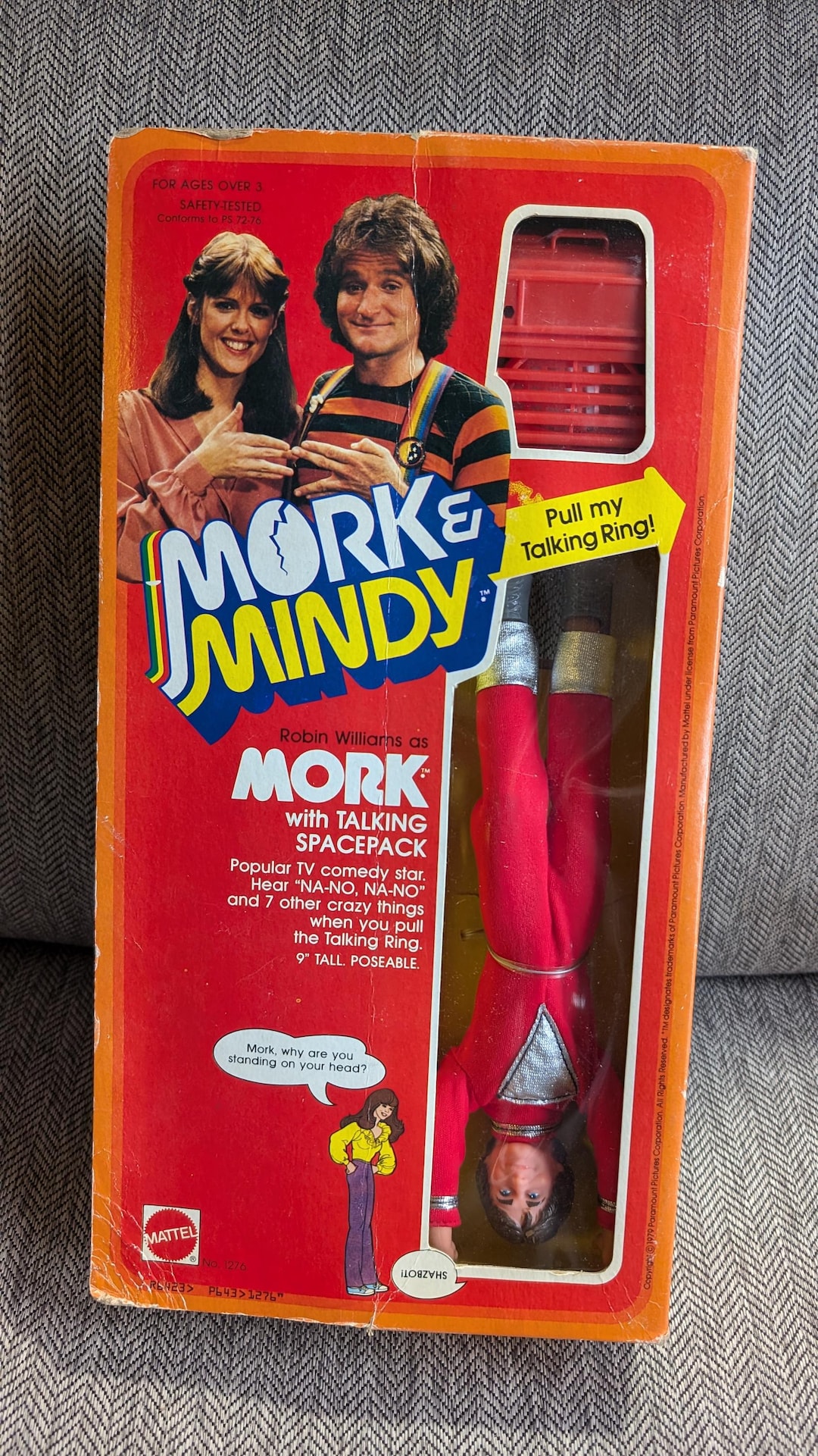 1979 Mattel Toys Mork & Mindy Robin Williams Mork Doll in Original Box ...