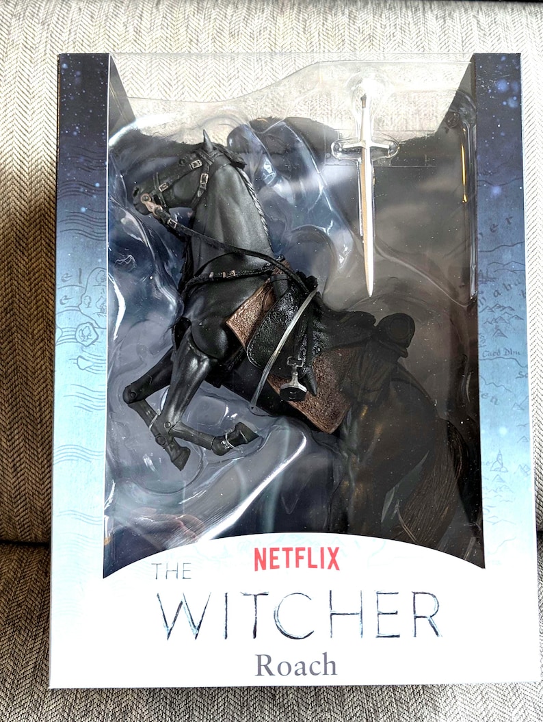 Mcfarlane Toys the Witcher ROACH Horse Mega Action Figure in Original ...