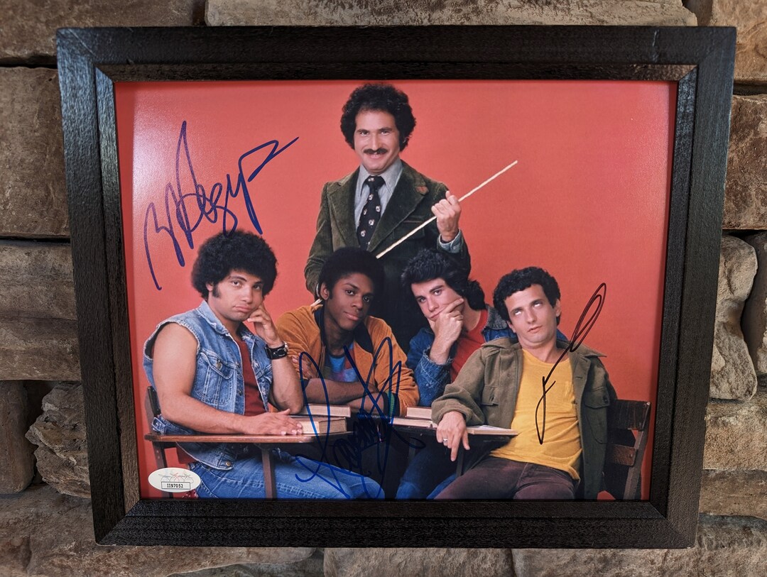 Autographed Ron Palilo , Robert Hegyes and Lawrence Hilton-jacobs ...