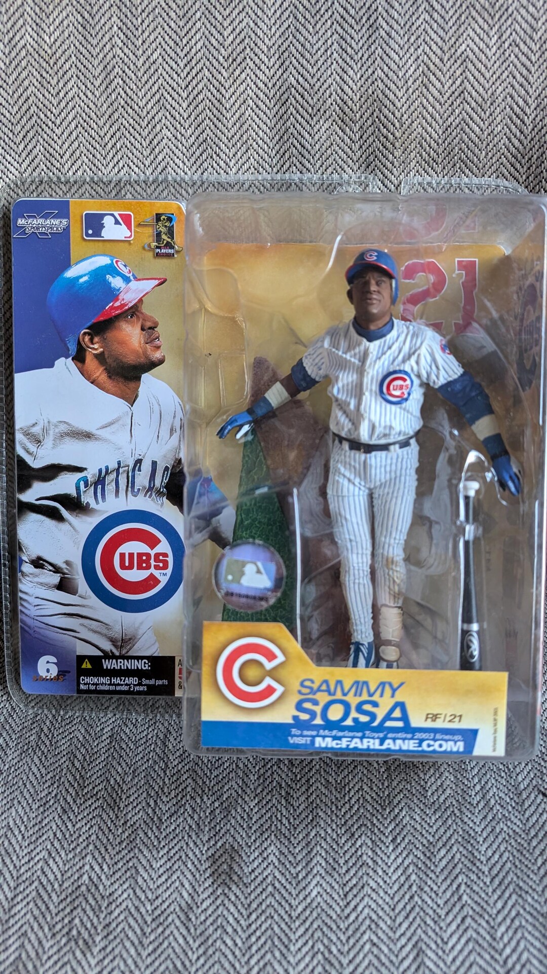 Vintage Mcfarlane Toys Sports Collection Sammy Sosa Chicago Cubs Figure ...
