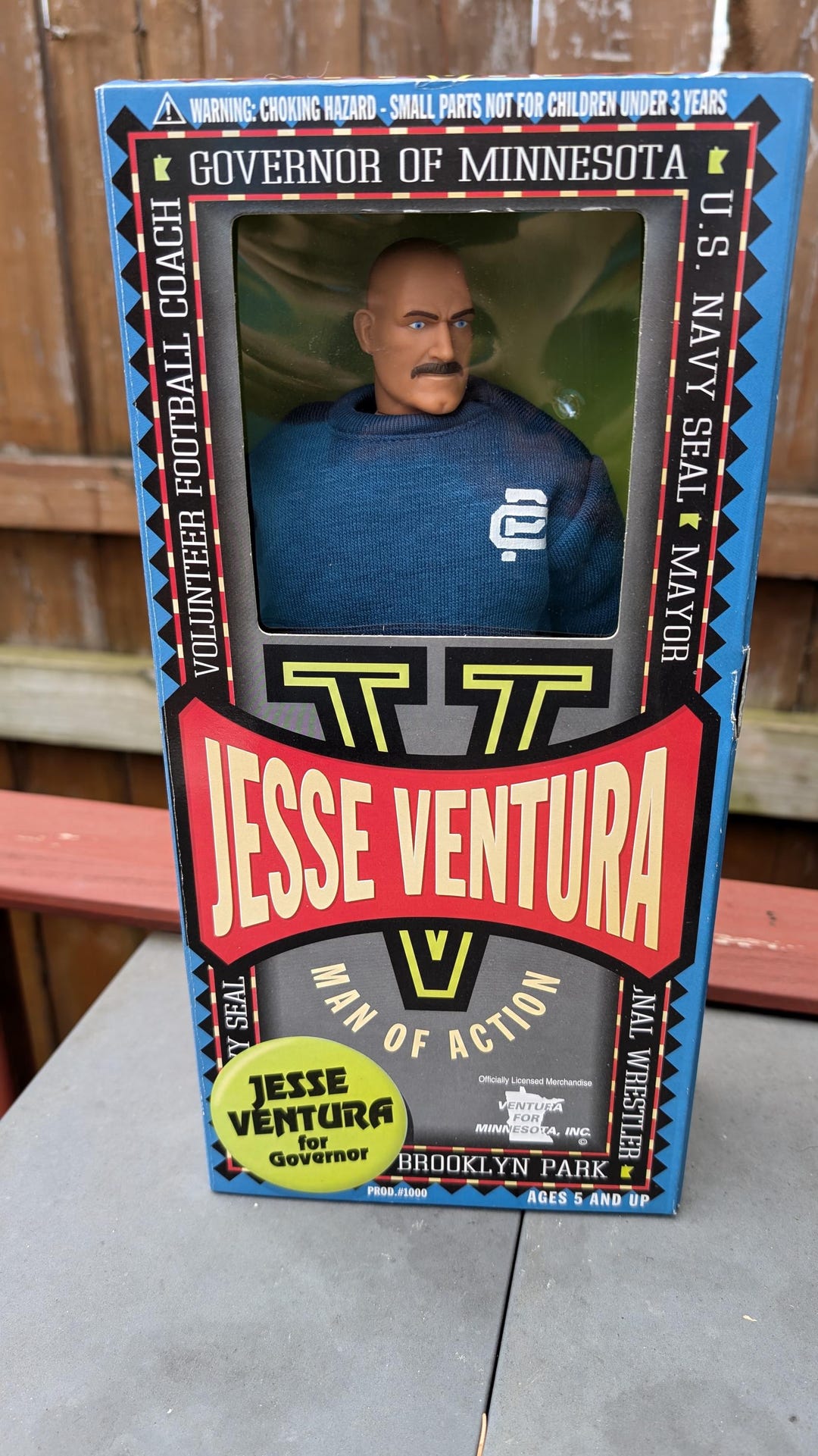 Vintage 1999 Jesse the Body Ventura . Ventura for Minnesota INC. Jesse ...