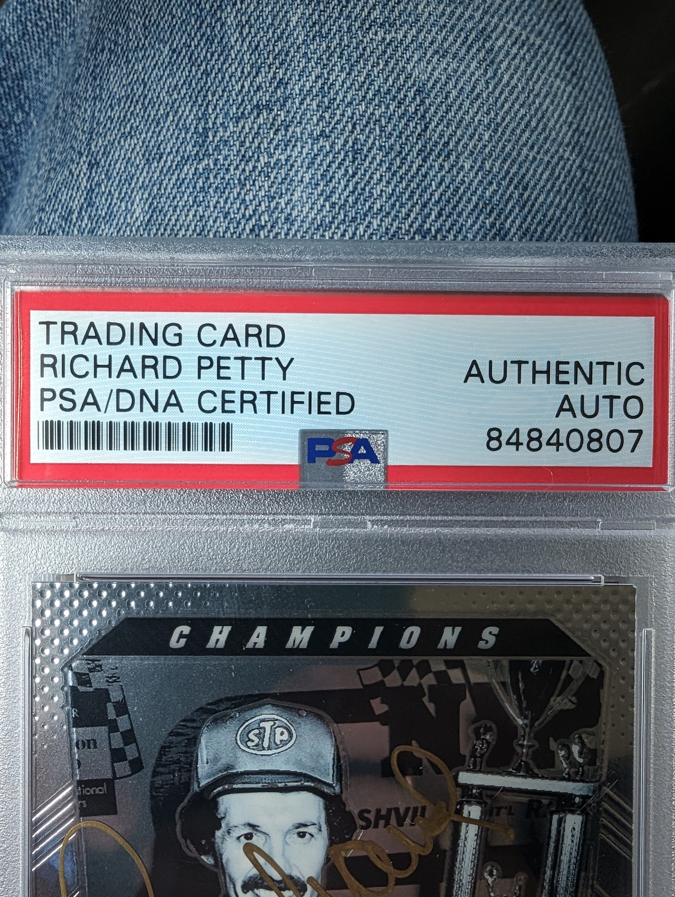 Autographed NASCAR Legend Richard Petty Panini Prizm Trading Cards PSA ...