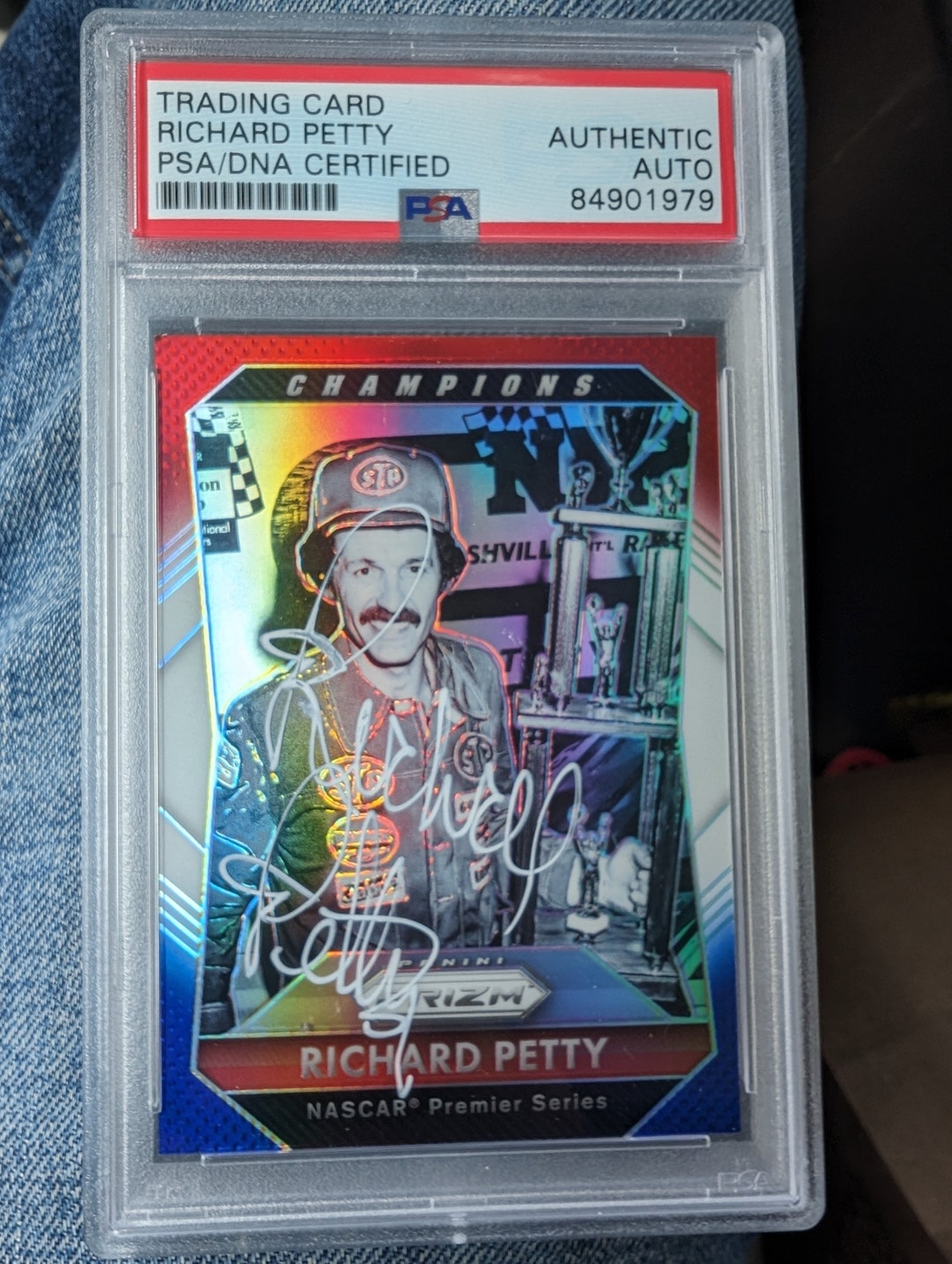 Autographed NASCAR Legend Richard Petty Panini Prizm Trading Cards PSA ...