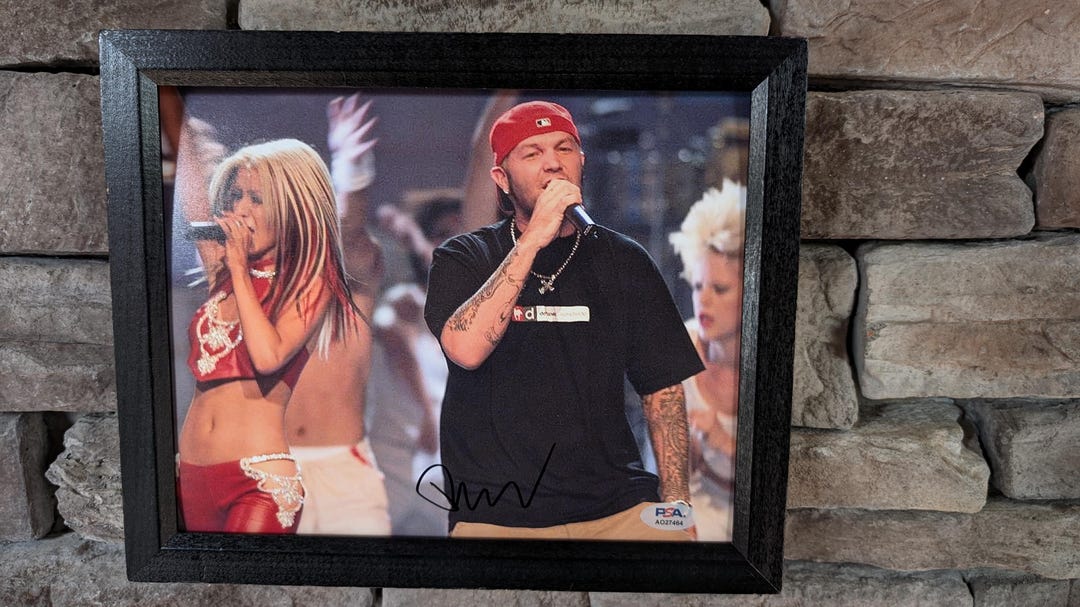 Autographed Fred Durst Limp Bizkit 8x10 Inch Framed Photo With ...