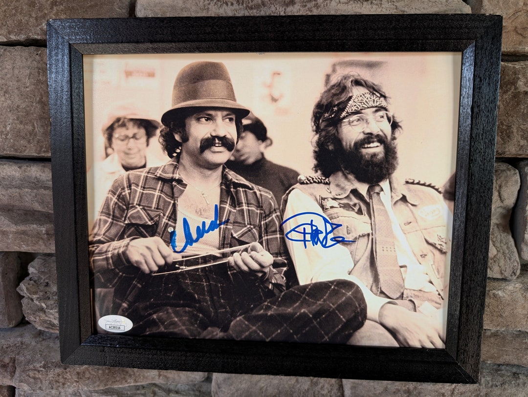 Autographed Tommy Chong and Cheech Marin Cheech and Chong 8x10 Inch ...