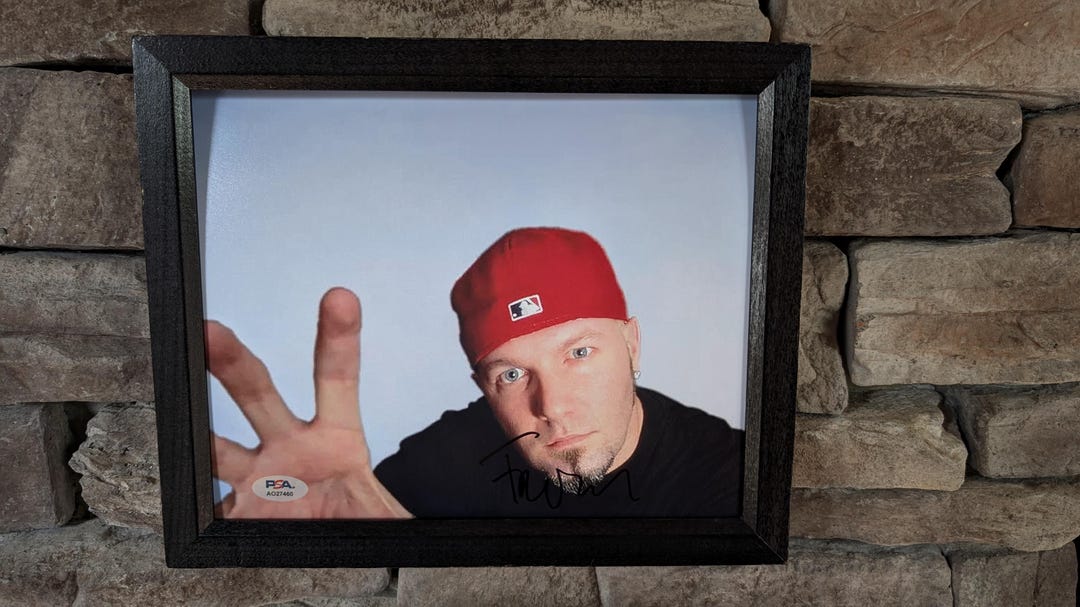 Autographed Fred Durst Limp Bizkit 8x10 Inch Framed Photo With ...