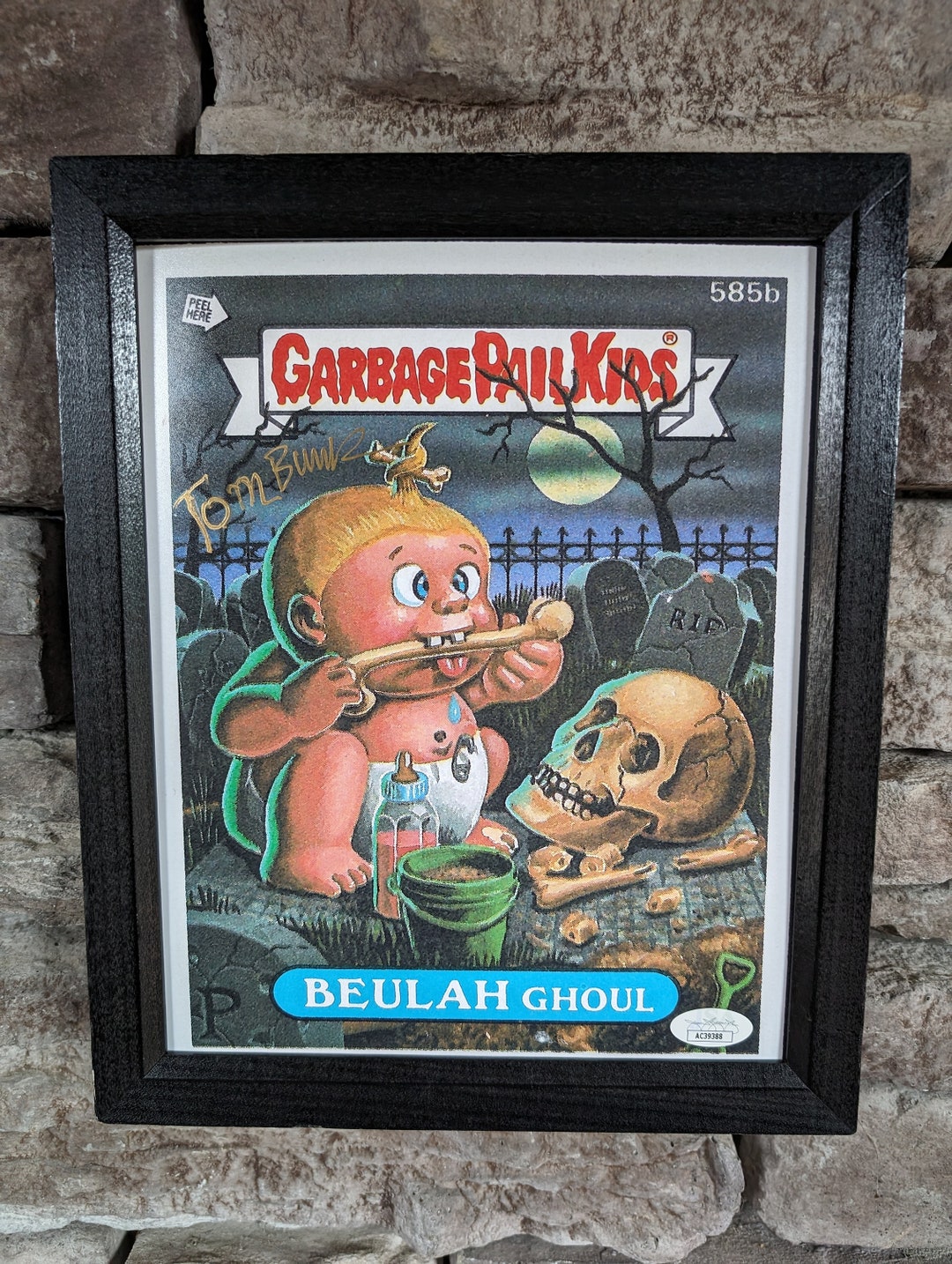 Autographed Tom Bunk Cartoonist and Creator of Garbage Pail Kids 8x10 ...