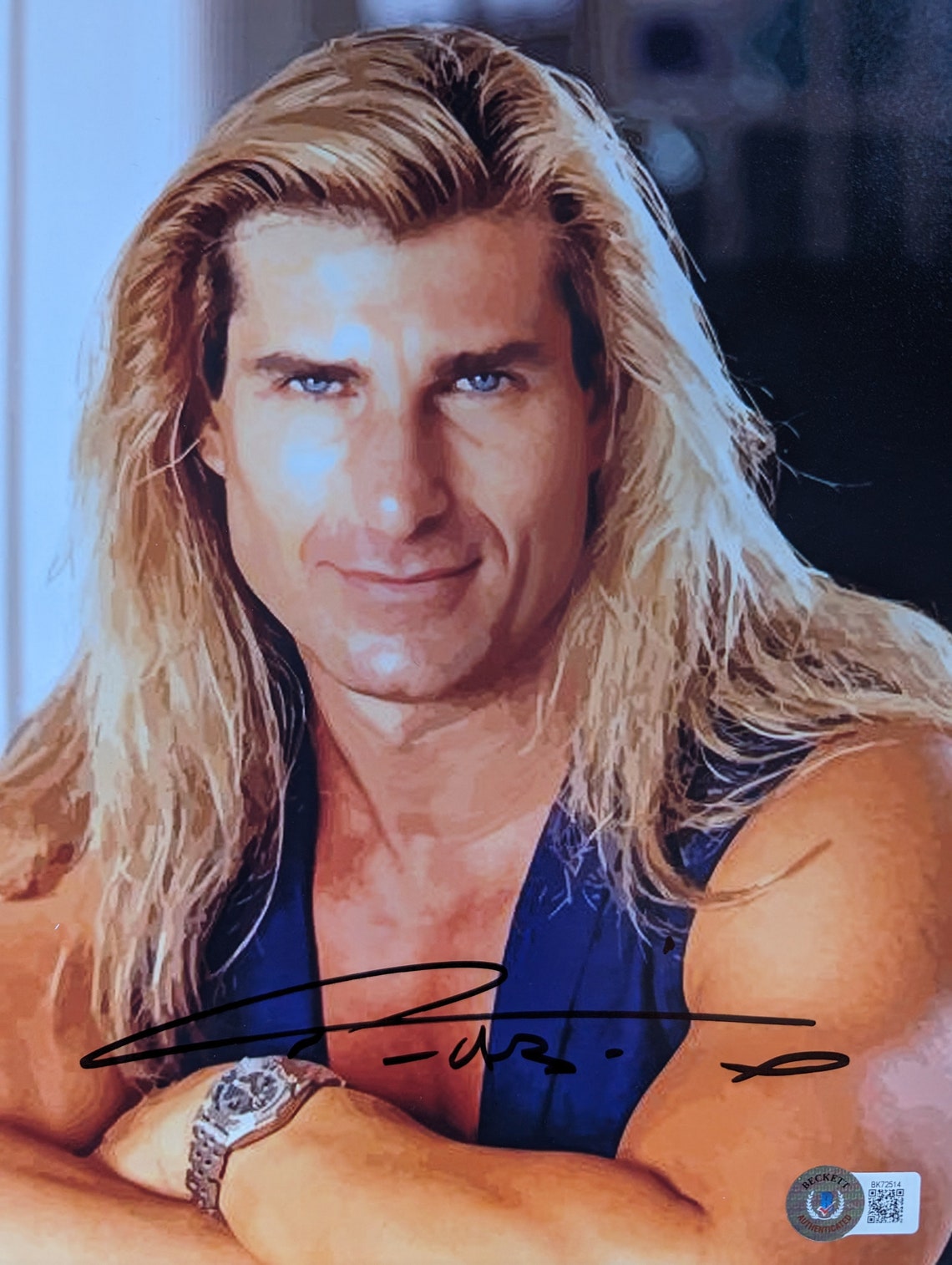 Autographed Fabio Lanzoni 8x10 Inch Framed Photo With Certificate of ...