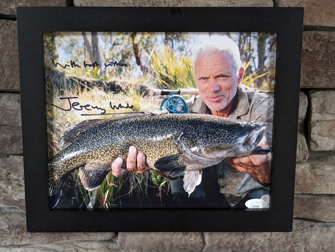Autographed Jeremy Wade River Monsters 8x10 Inch Framed Photo With ...