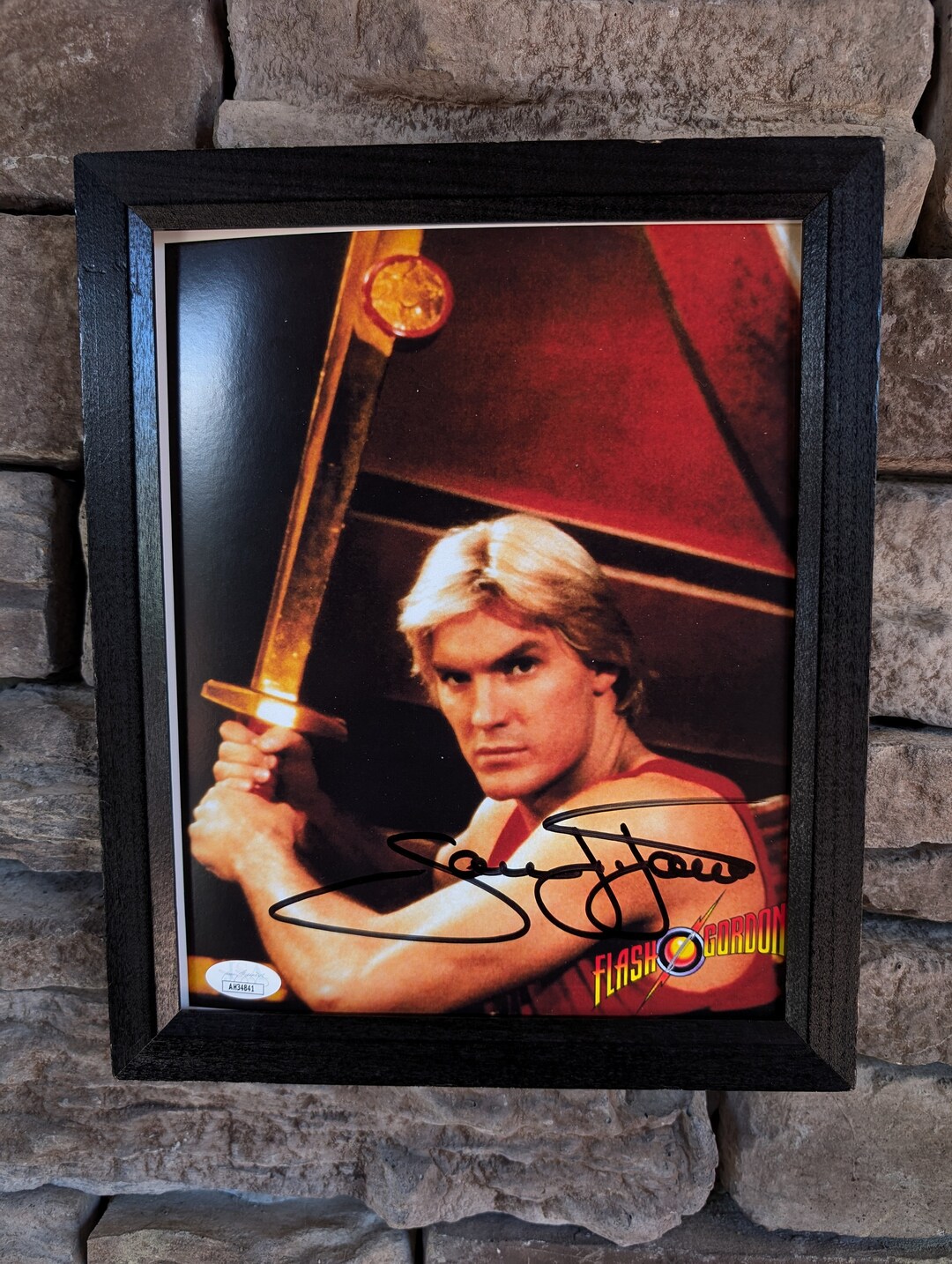 Autographed Sam Jones Flash Gordon 8x10 Inch Framed Photo With ...