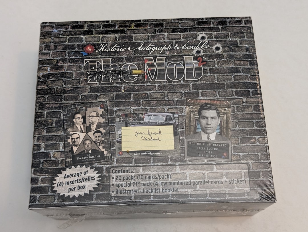 Historic Autographs the Mob 2 Trading Cards Factory Sealed Box - Etsy