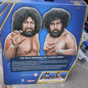 Vintage Mattel Toys WWF WWE Hall of Fame Collection the Wild Samoas Afa ...