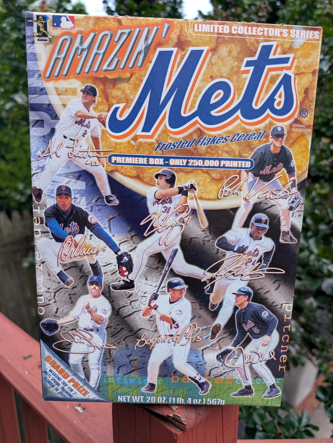 Vintage 1999 Amazin Mets Frosted Flakes Cereal Box Full Box Never ...