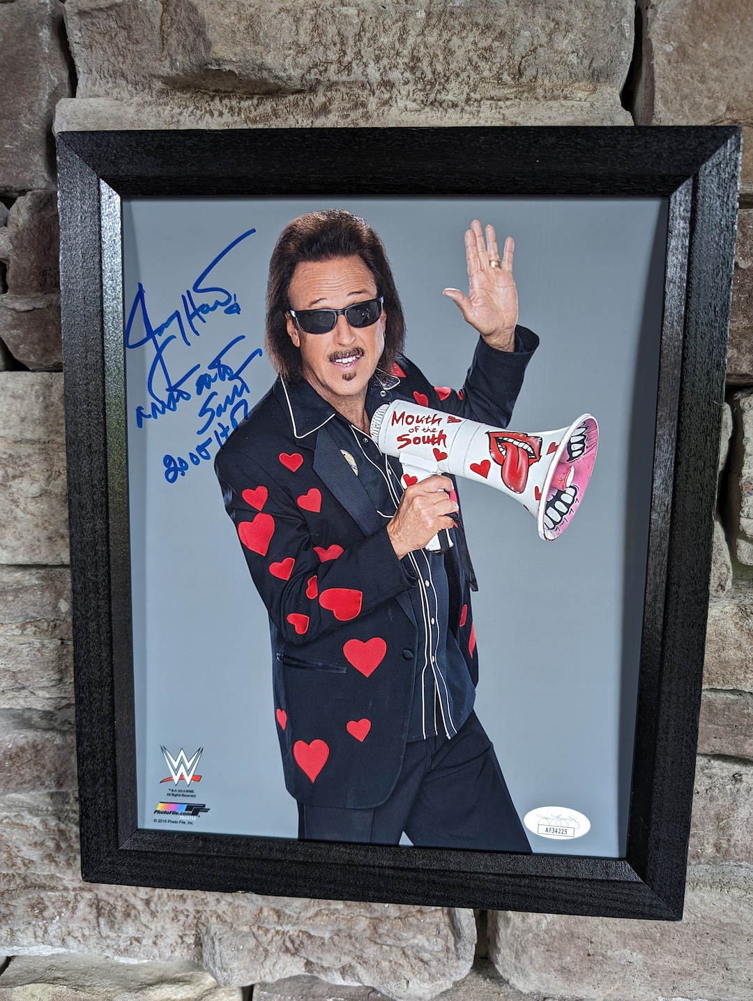 Autographed WWF WWE Cowboy the Mouth of the South Jimmy Hart 8x10 Inch ...