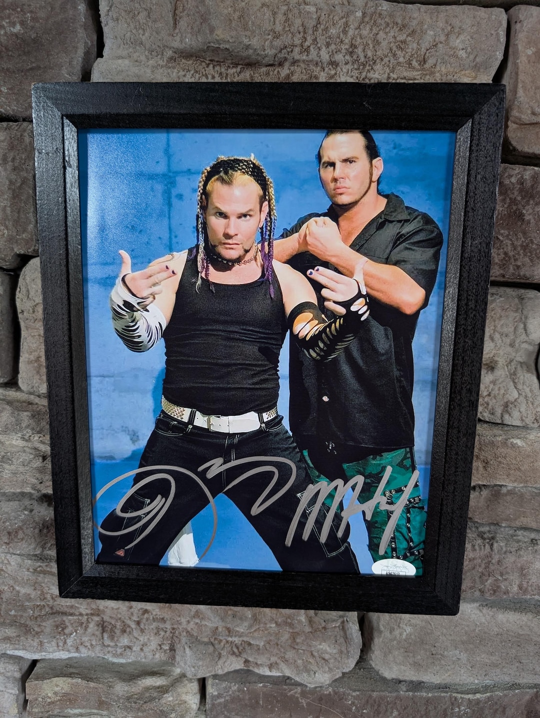 Autographed WWF WWE the Hardy Boyz Matt Hardy and Jeff Hardy 8x10 Inch ...
