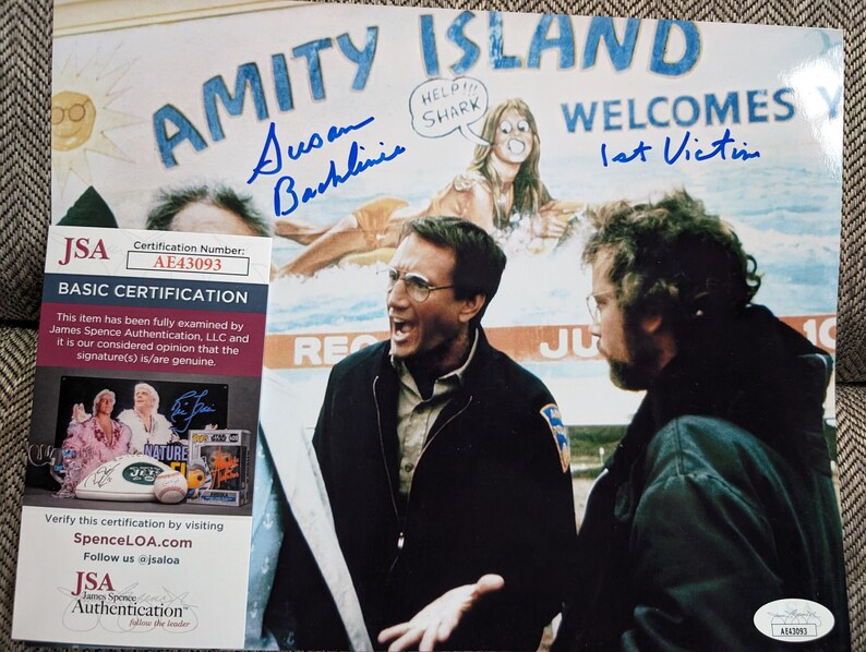 Autographed Susan Backlinie Jaws First Victim Chrissie JAWS 8x10 Inch ...