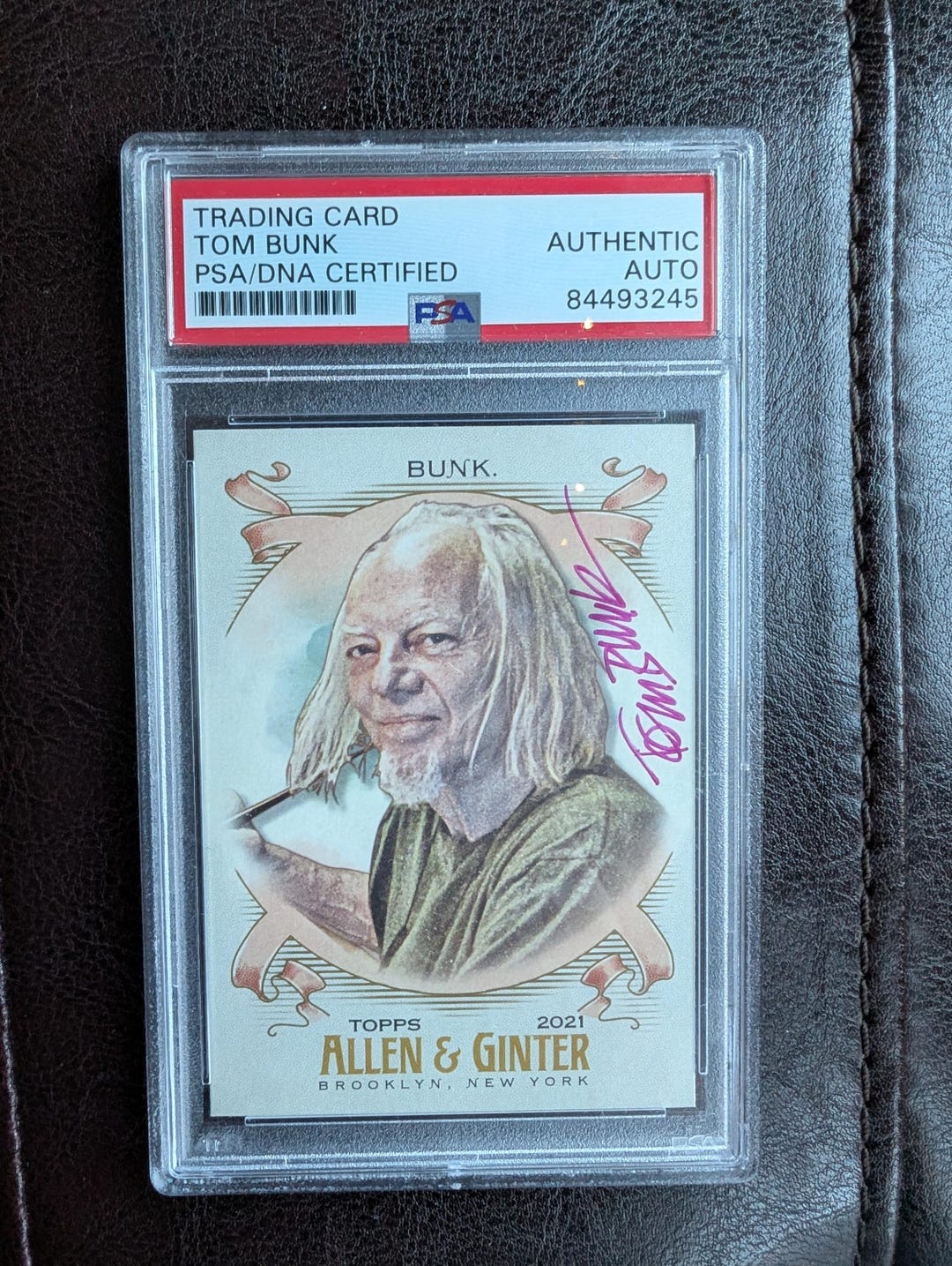 Autographed Tom Bunk Cartoonist and Creator of Garbage Pail Kids Topps ...