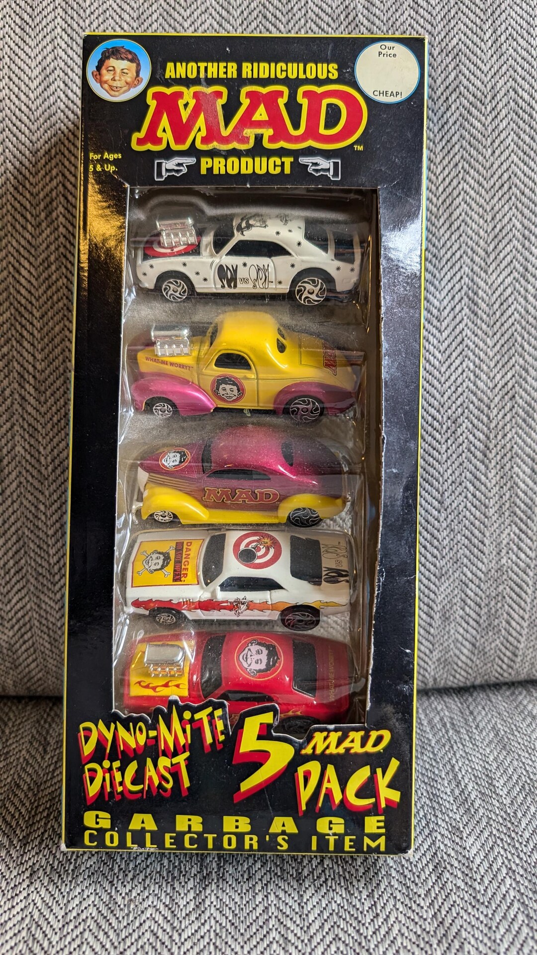 Set of 5 Vintage MAD Magazine Matchbox Cars in Original Box - Etsy