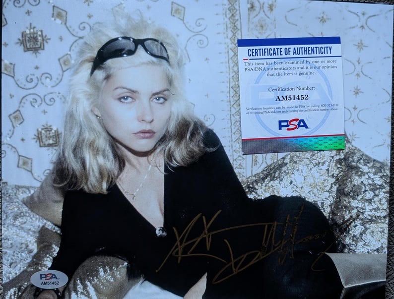 Autographed Debbie Harry Blondie Lead Singer 8x10 Inch Framed Photo ...