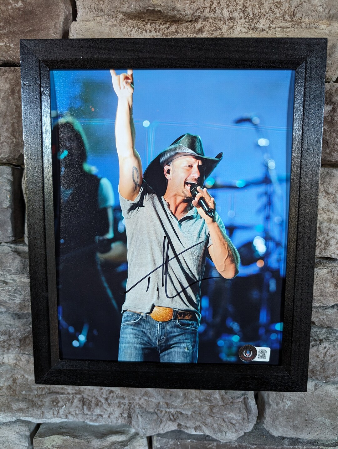 Autographed Tim Mcgraw 8x10 Inch Framed Photo With Certificate of ...